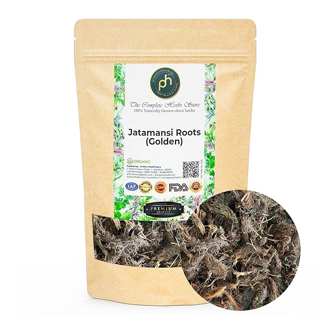PH Jatamansi Roots 50gm Golden Imported Full Roots (Premium) Bal Chad ...