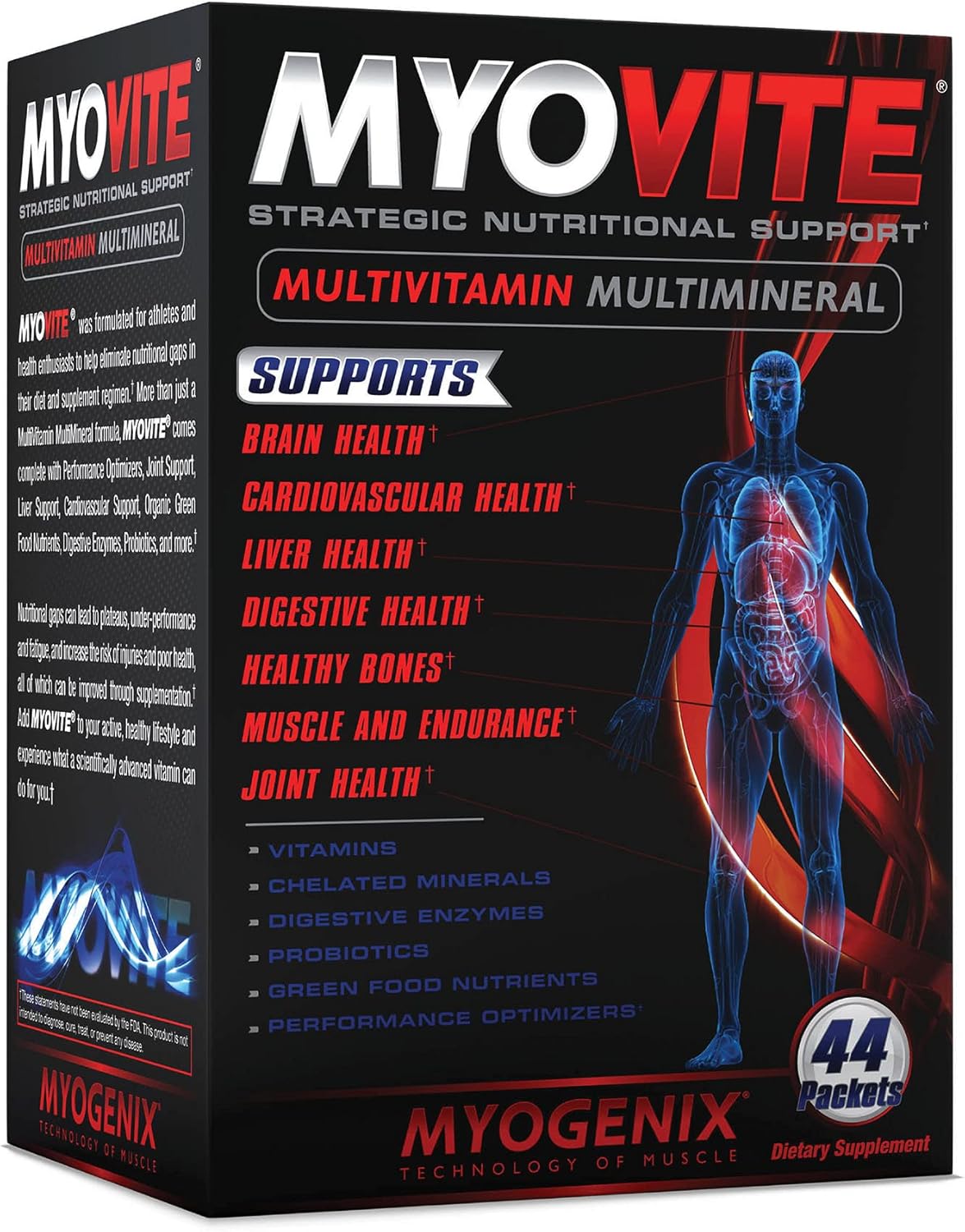 Amazon.com: Myogenix Myovite High Performance Multivitamin | For Men ...