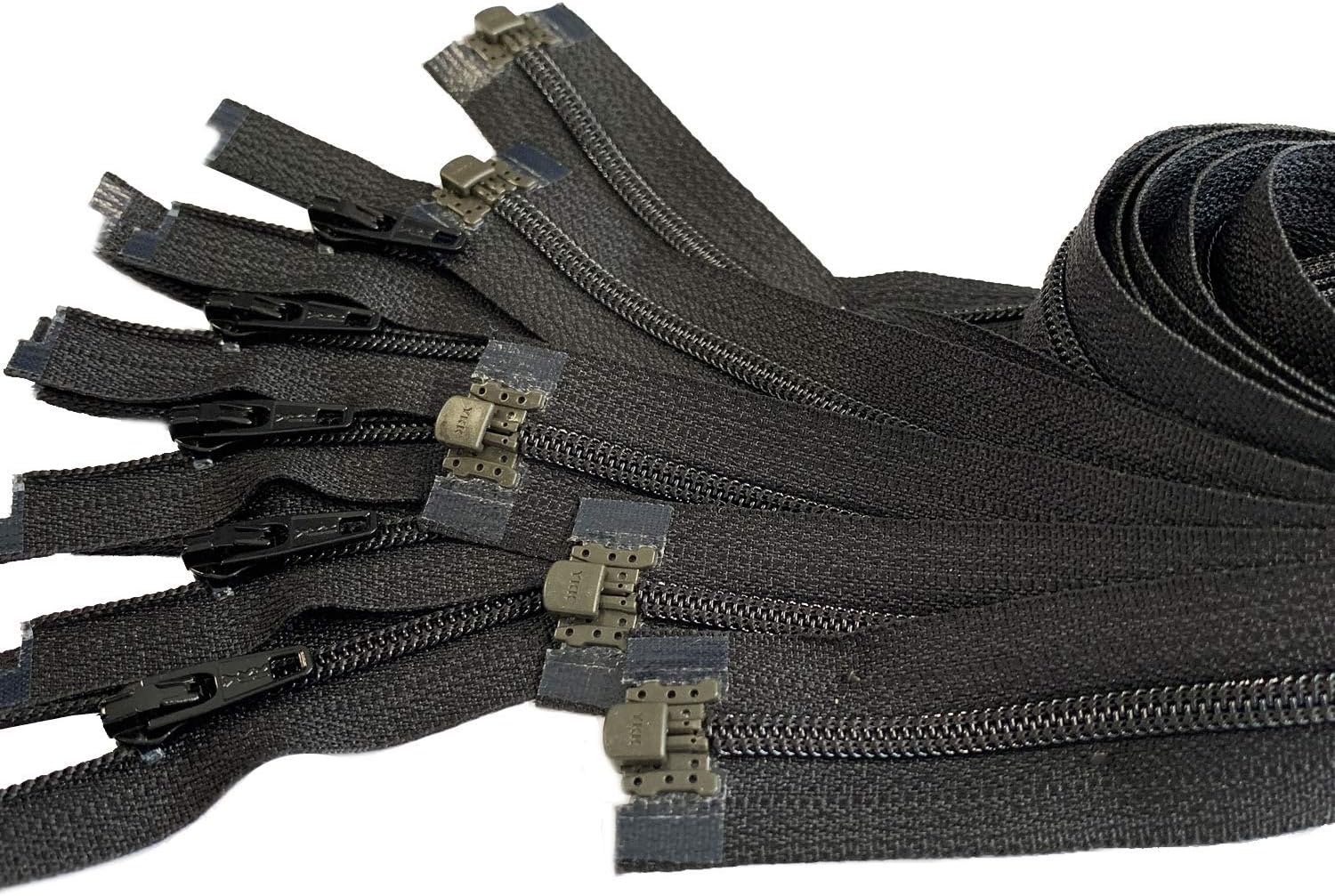Amazon.com: 5pcs Ykk Coil Separating Zippers Bulk for Bridal & Formal ...