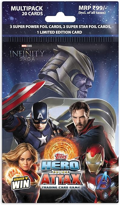 Amazon.com: Topps India Marvel Hero Attax 2021 TCG Collection Multi ...