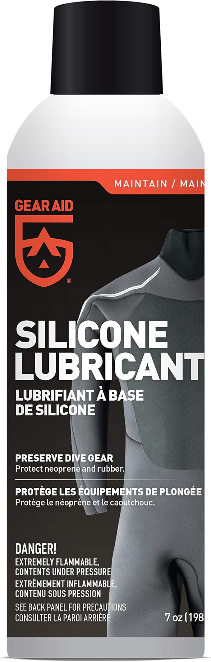 Amazon.com: GEAR AID Silicone Lubricant Spray for Neoprene and Rubber ...