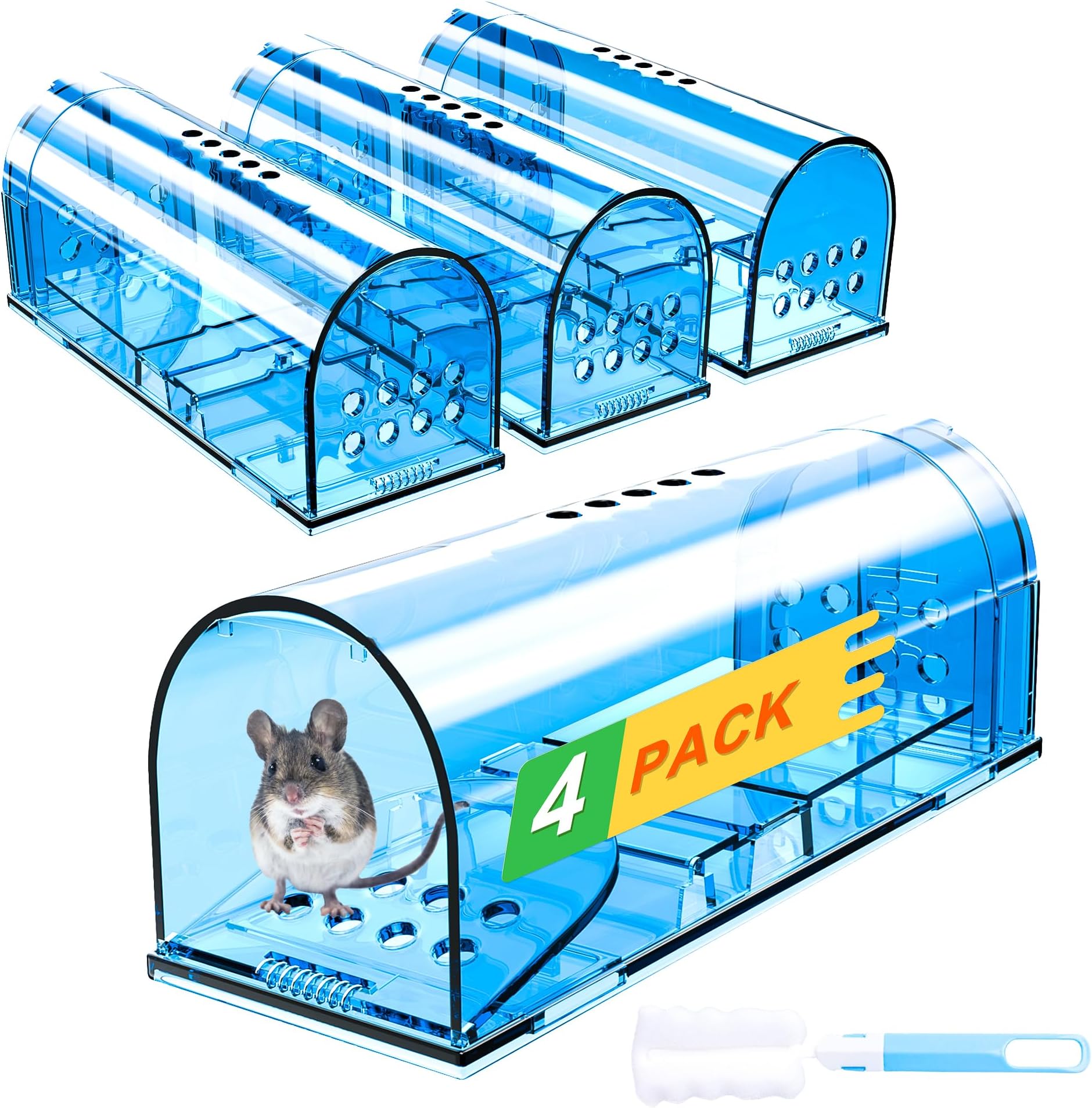Amazon.com : Victor M310S Tin Cat Multi-Catch Live Mouse Trap - Indoor ...