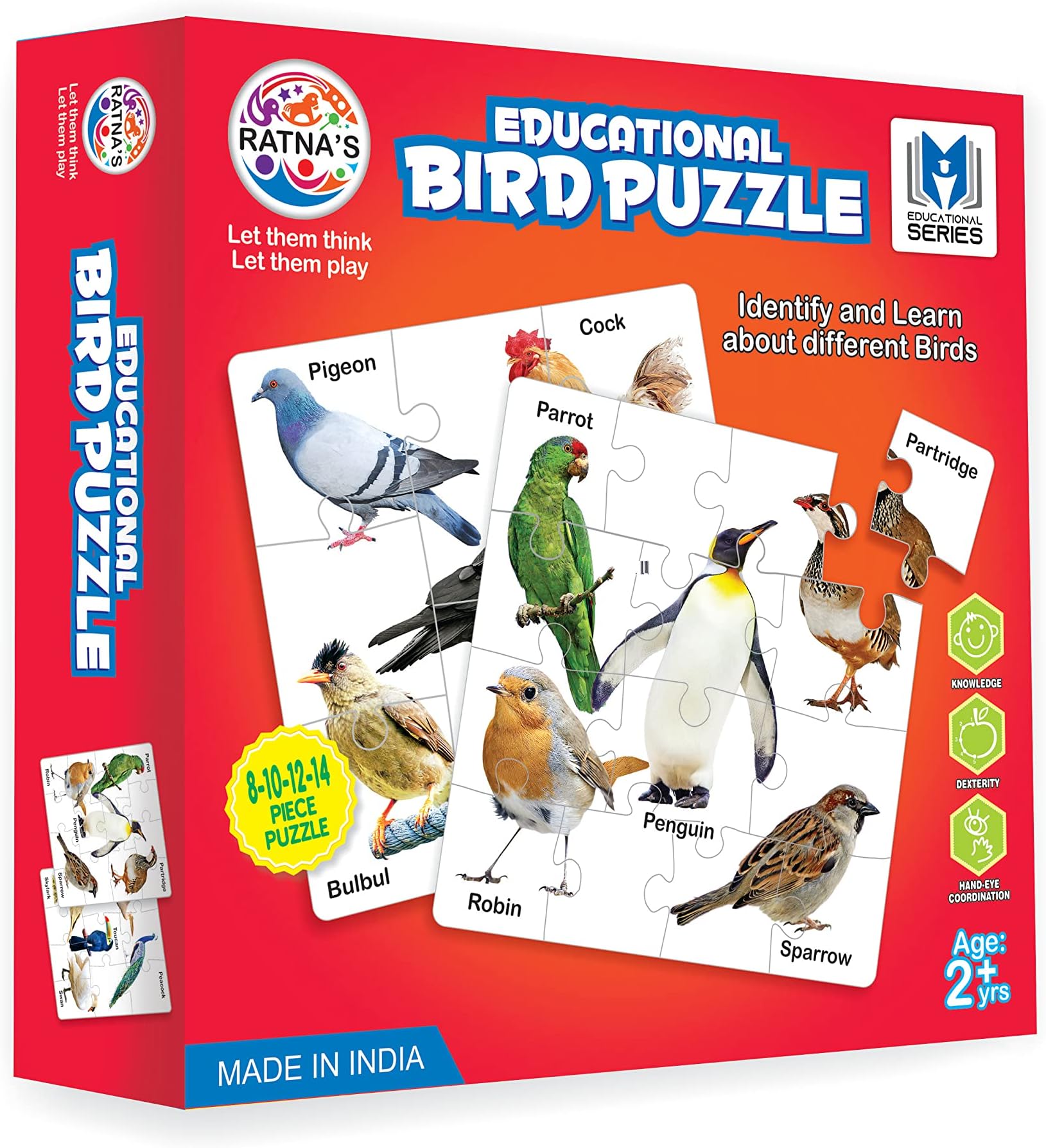 Buy Ratna's Educational Birds Puzzle Online at Low Prices in India ...