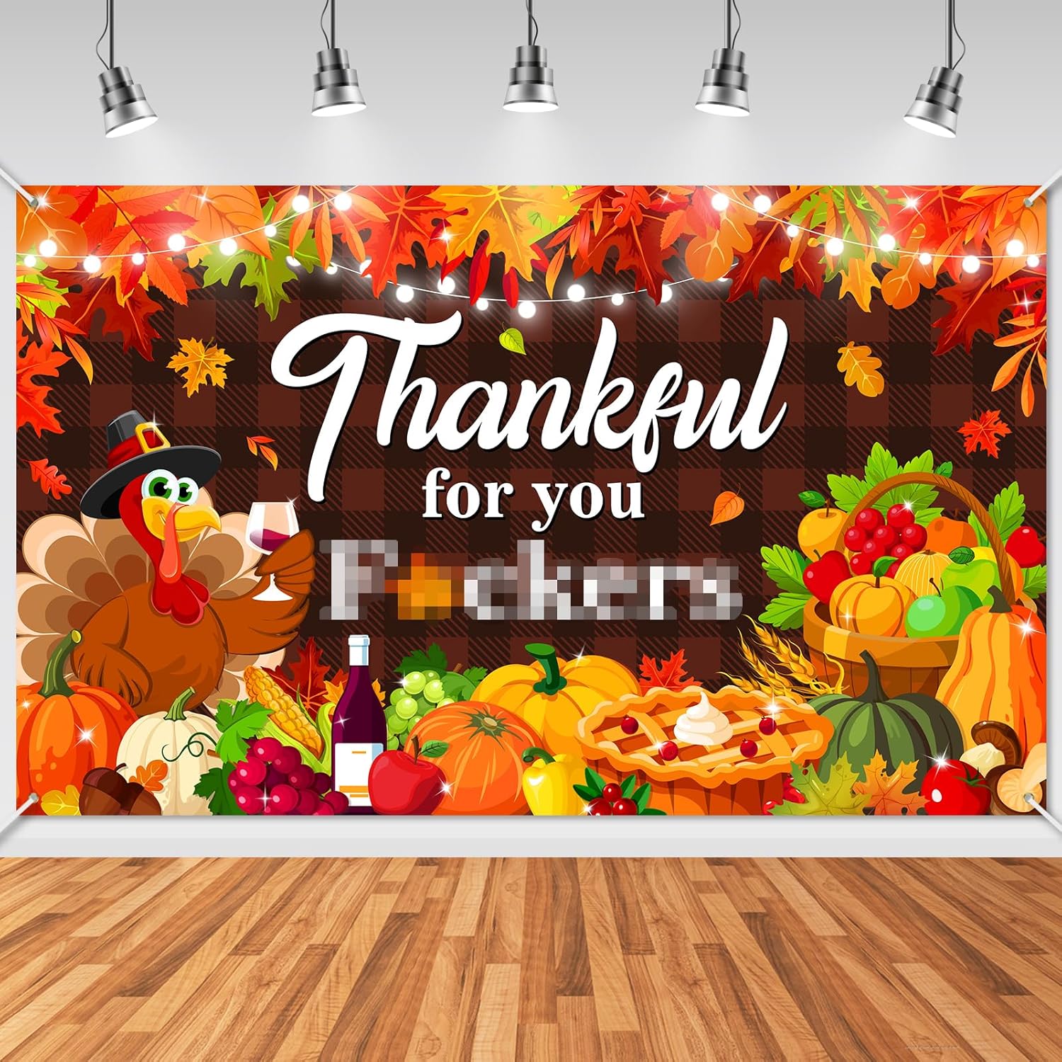 Amazon.com: Avezano Happy Friendsgiving Decorations Friendsgiving ...