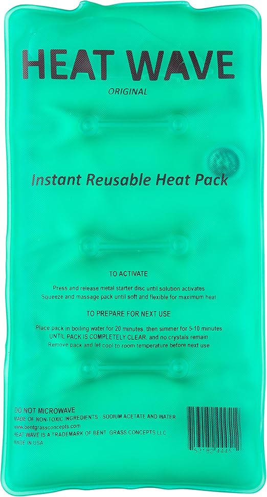 Amazon.com: Made in USA: HEAT WAVE Instant Reusable Heat Packs – Medium ...