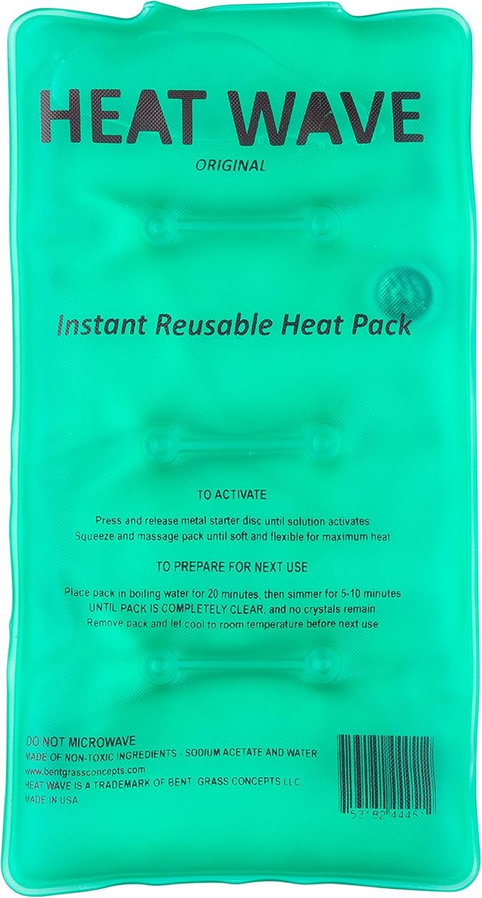 Amazon.com: Heat Wave Instant Heat Packs Medium (5x9”), Medical Grade ...
