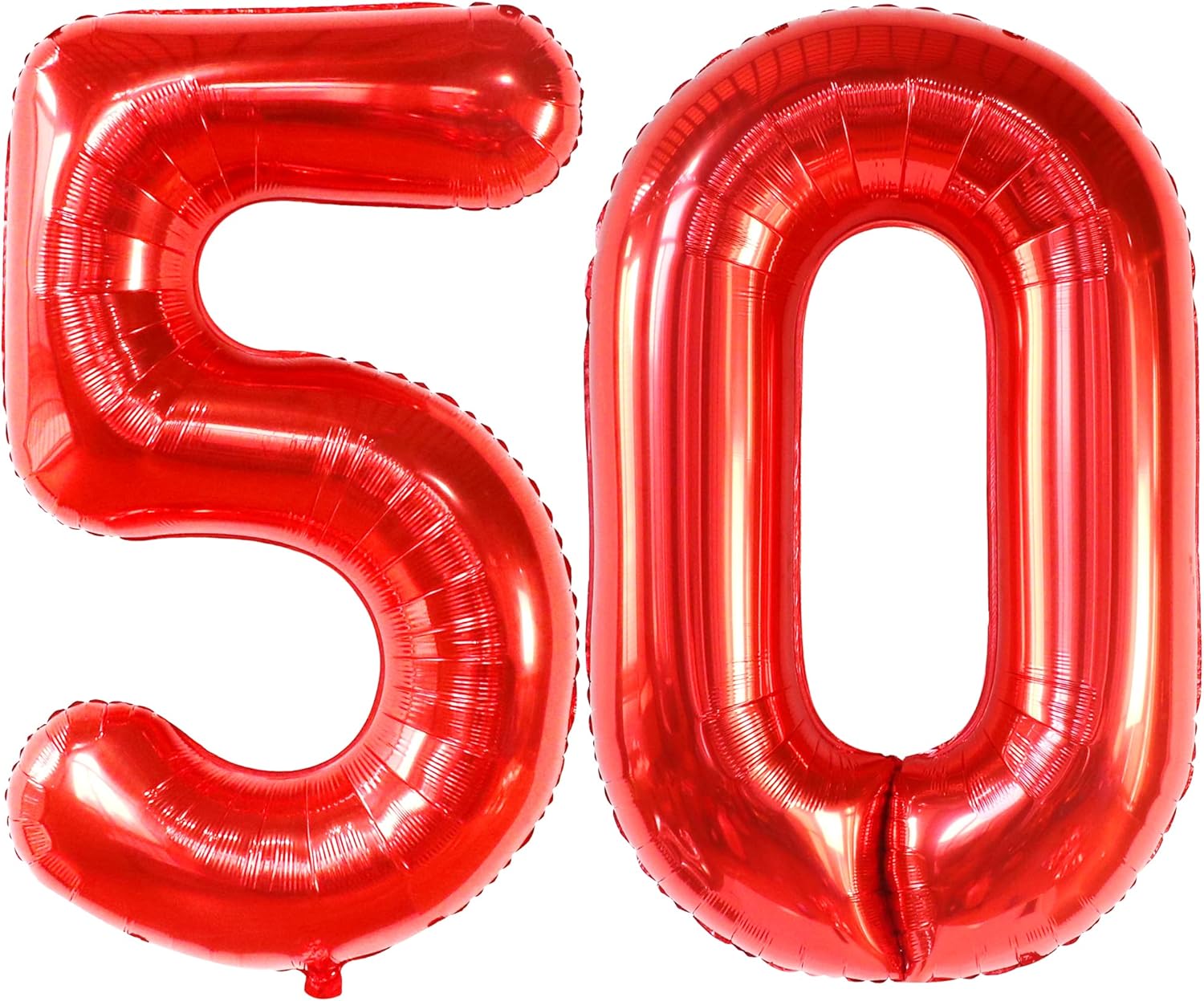 Amazon.com: KatchOn, Giant Red 50 Balloon Number - 40 Inch | 50th ...