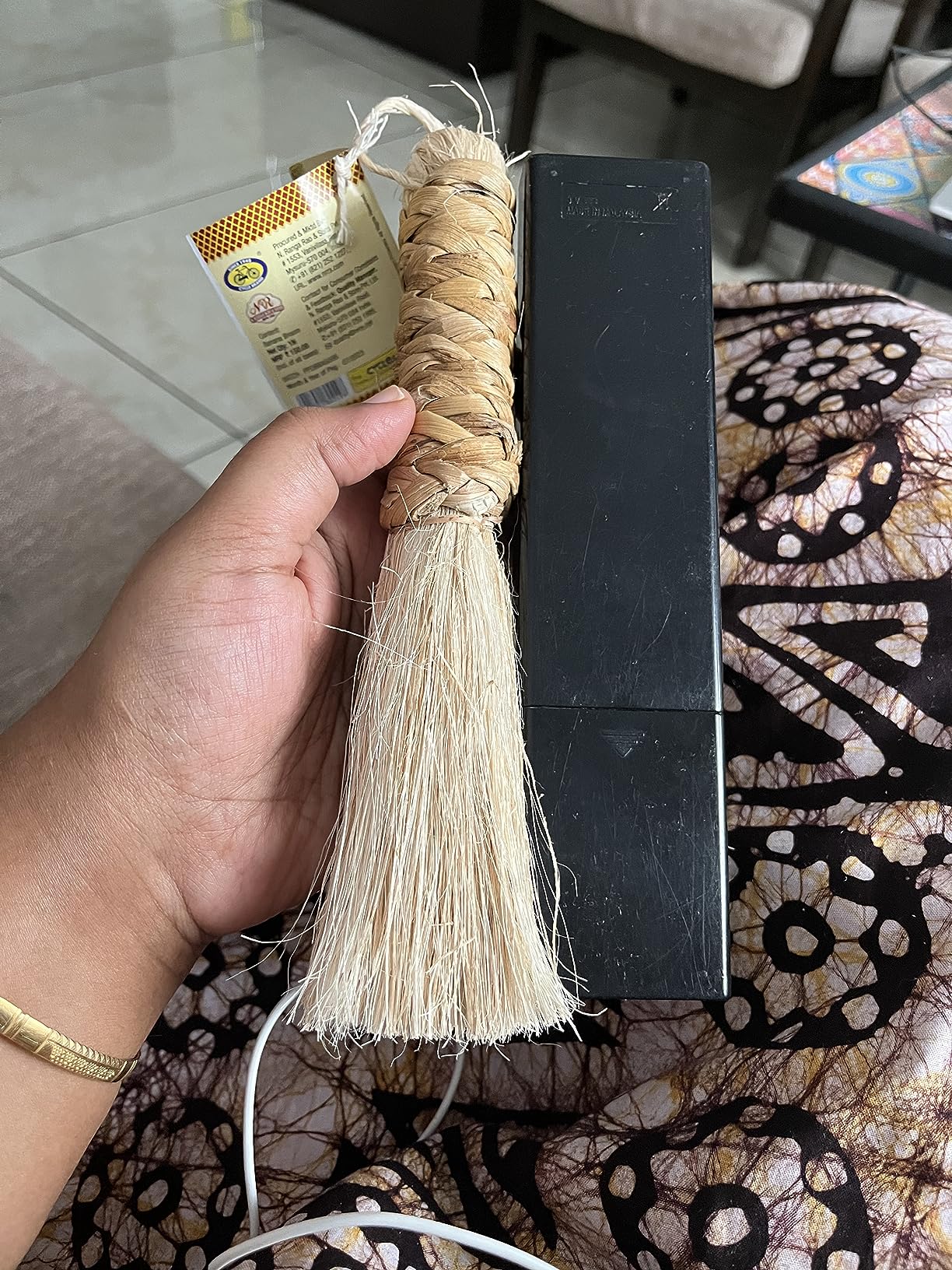 Cycle Pure Om Shanthi Pooja Broom - Pack of 2 | Made with Banana Stem ...