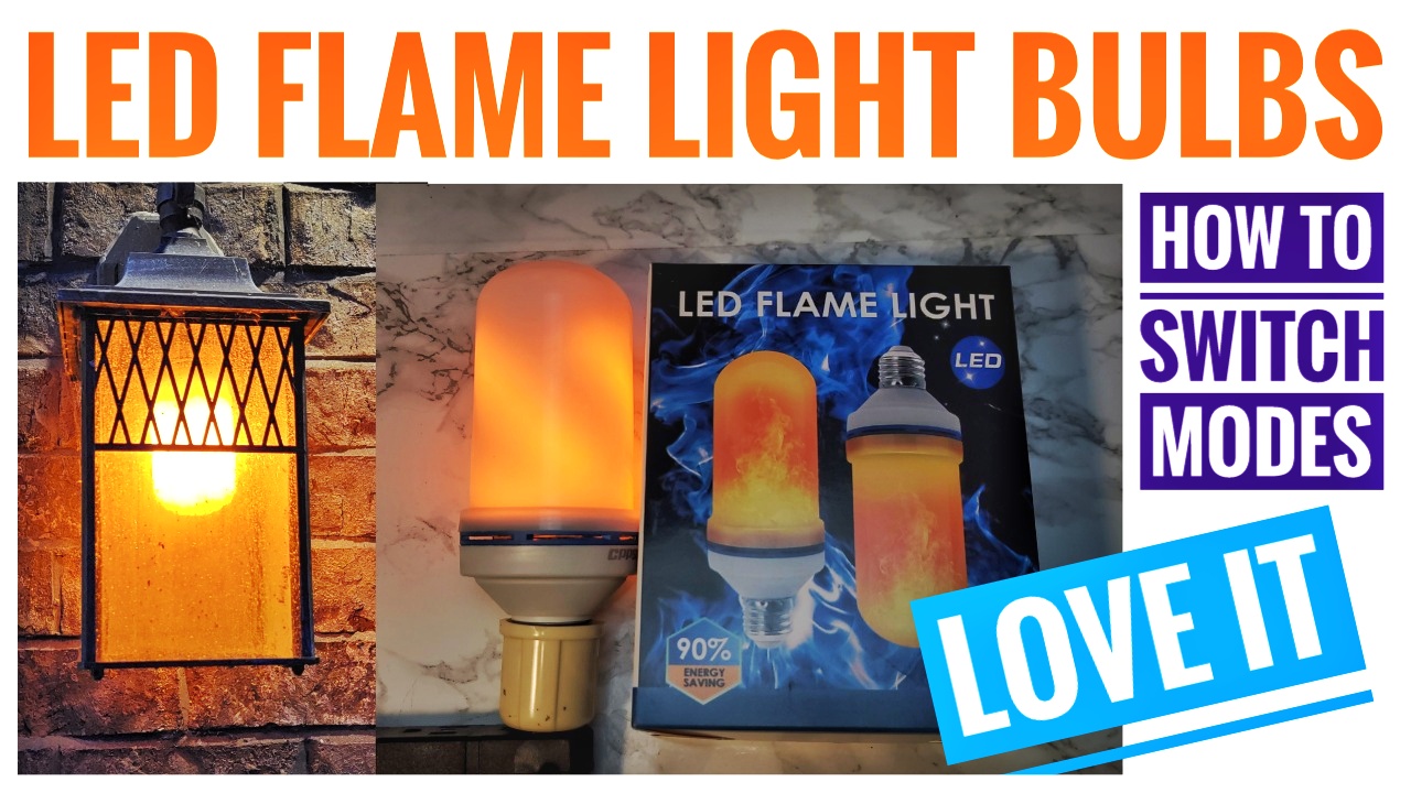 Watch Review LED Flame Light Bulb 4 Modes I LOVE IT! on Amazon Live