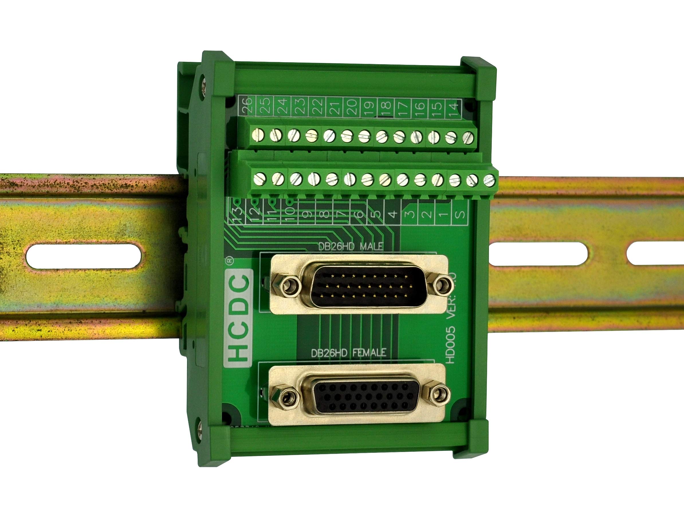 Snapklik.com : DIN Rail Mount D-SUB Male-Female Interface Module ...