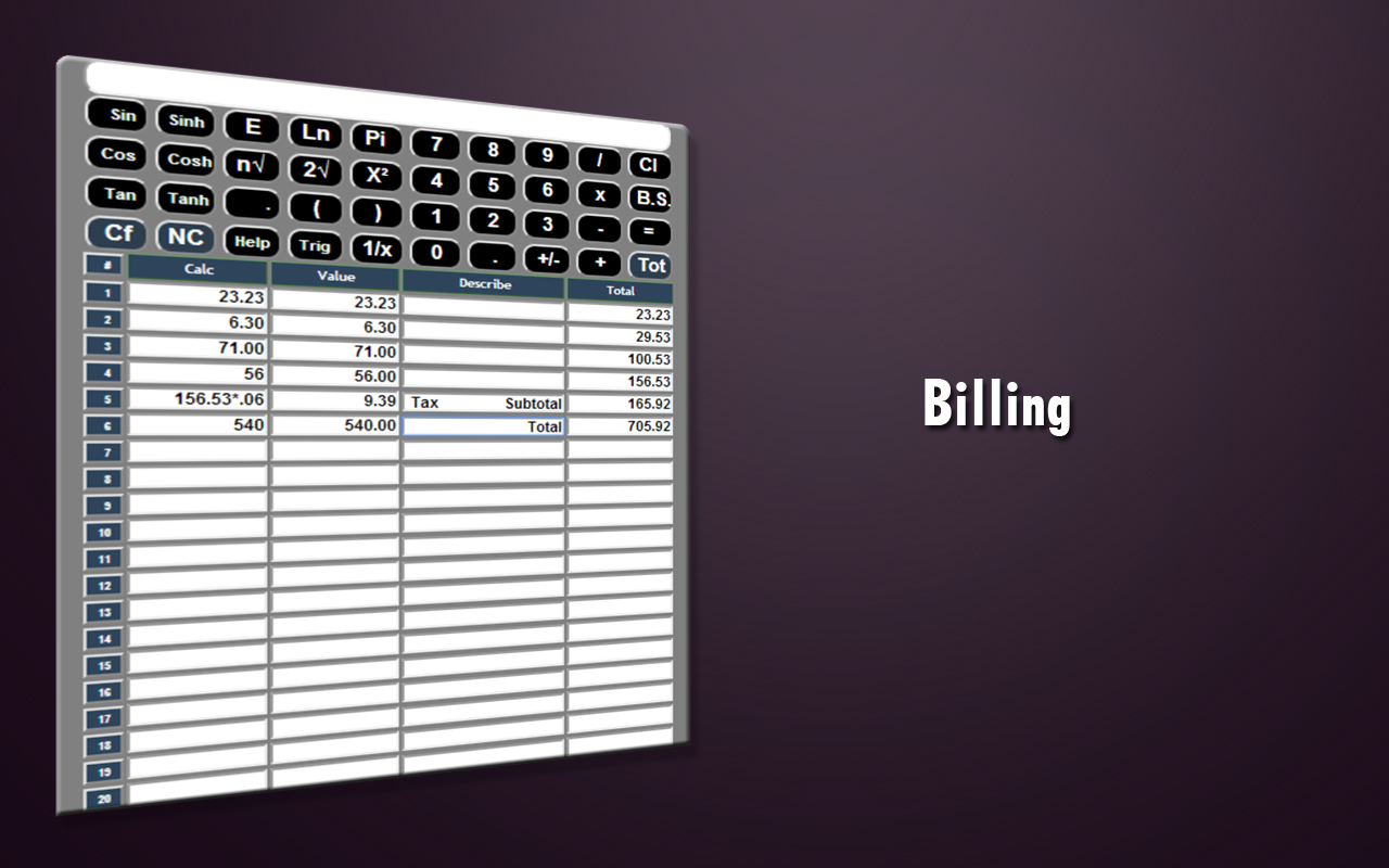 Spreadsheet Calculator:Amazon.es:Appstore for Android
