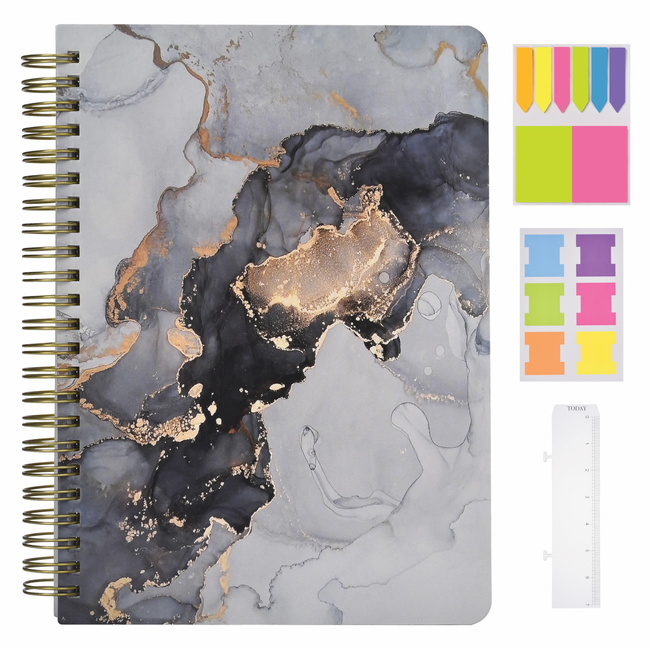 Amazon.com : NELOVI Cute Mini Spiral Notebook, 8.25" x 6.25" Journal ...