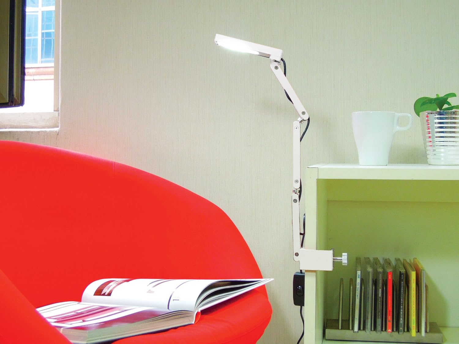 SWCCT02-WWHT Toca LED Wall Lamp White Finish 3 arms - Amazon.com