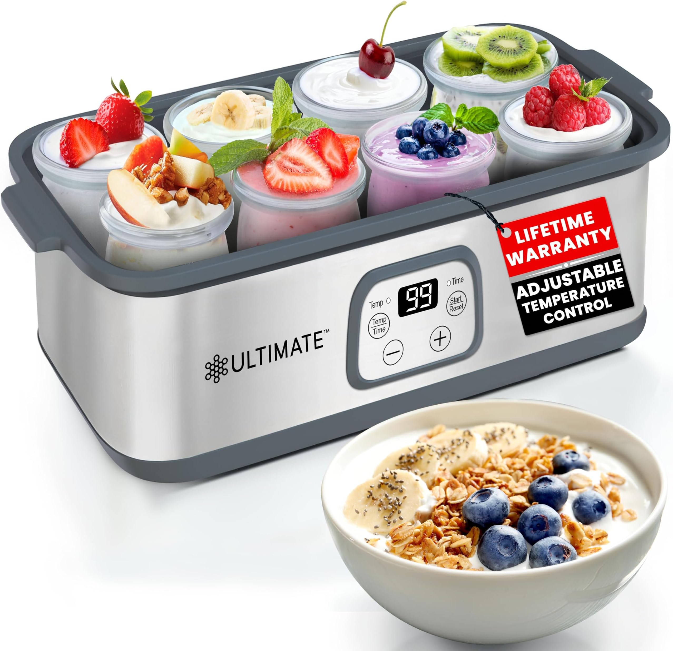 Amazon.com: LynTorin Yogurt Maker, Multi Function Automatic Yogurt ...