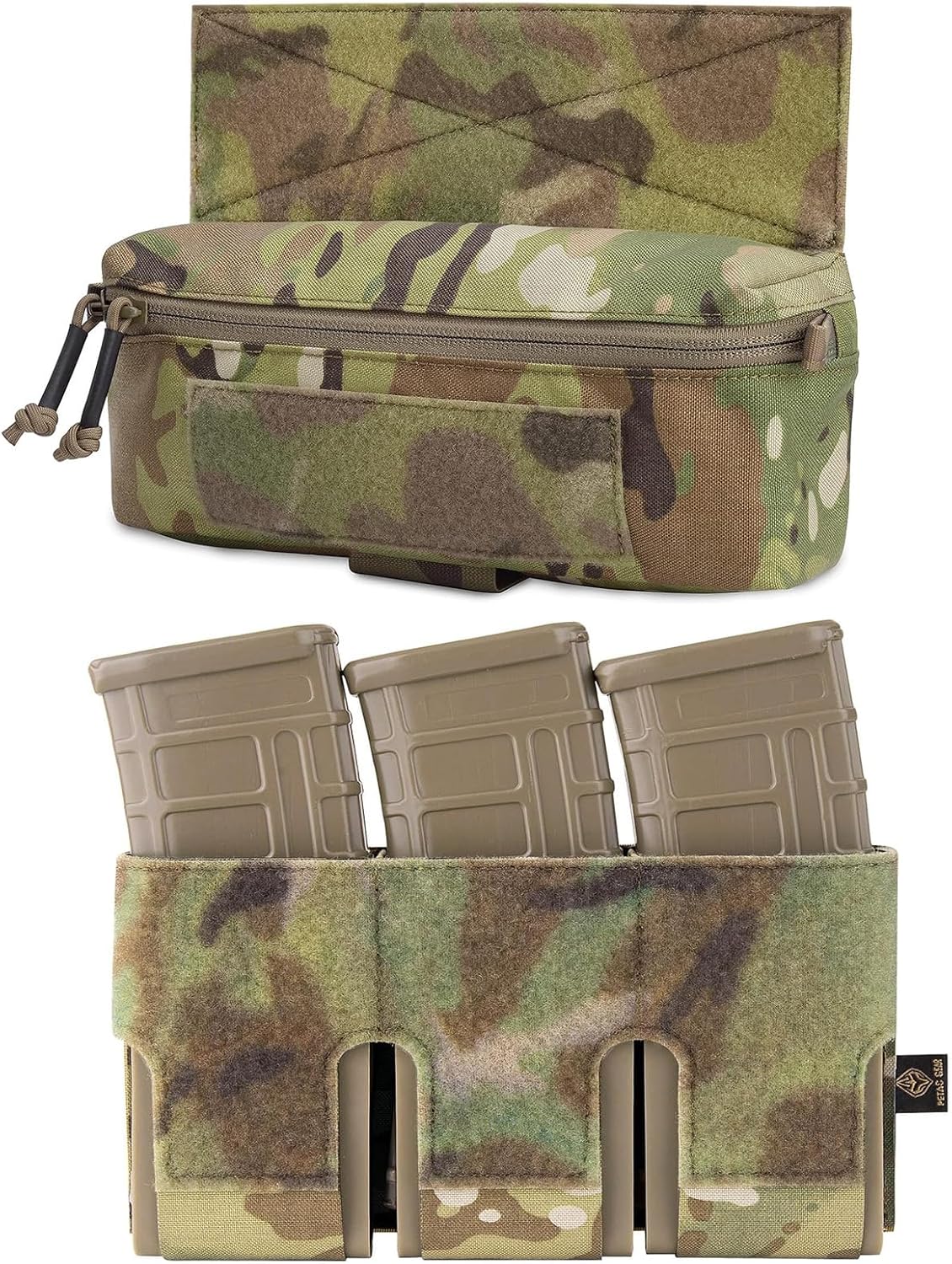 Amazon.com : PETAC GEAR Tactical Mini Drop Pouch, Kangaroo Triple ...