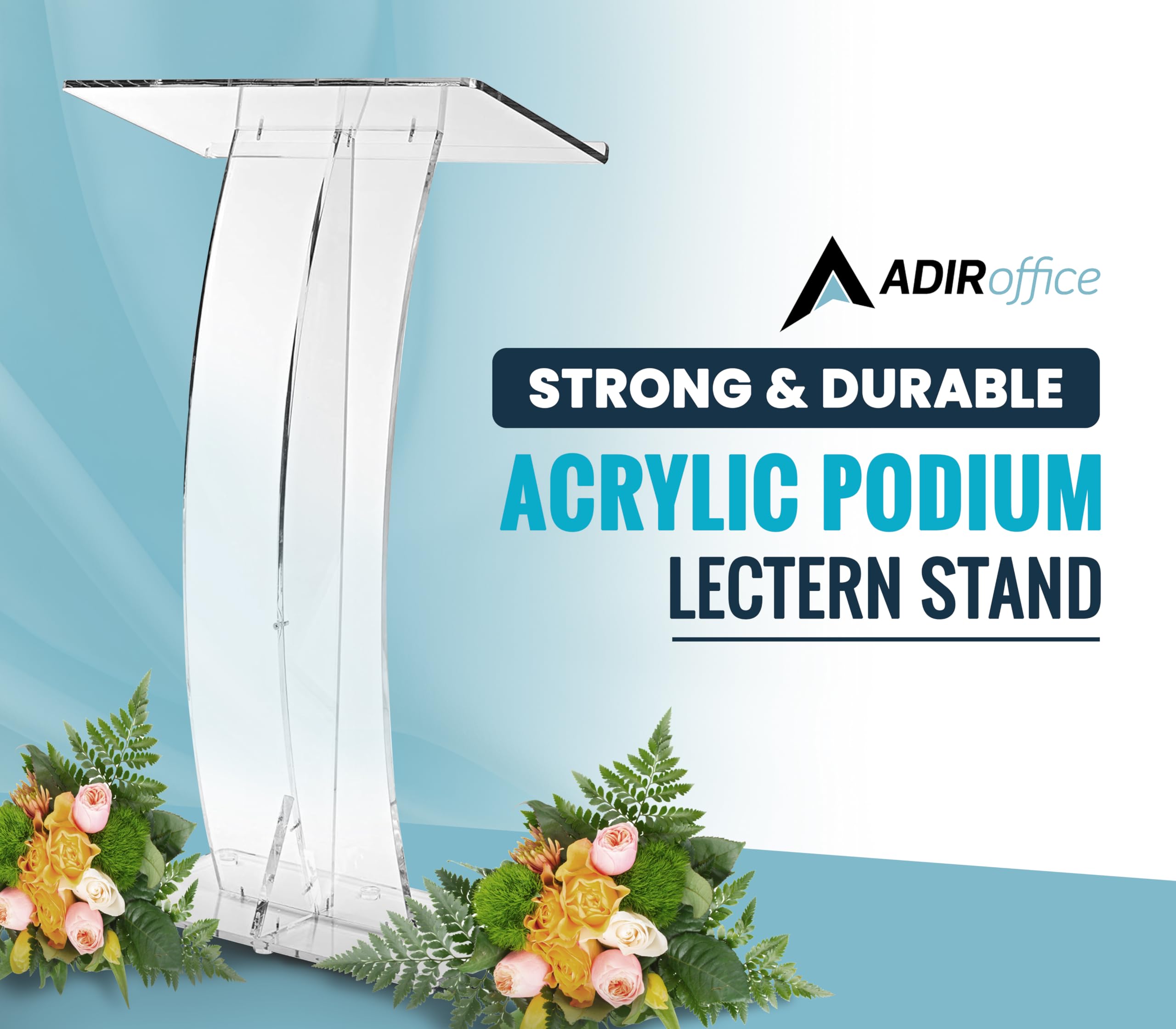 Snapklik.com : Clear Acrylic Podium, Ideal For Use As Pulpits For ...