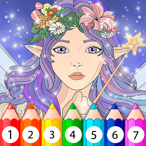 Fantasy Сoloring Book by Numbers - Aplicativo na Amazon Appstore