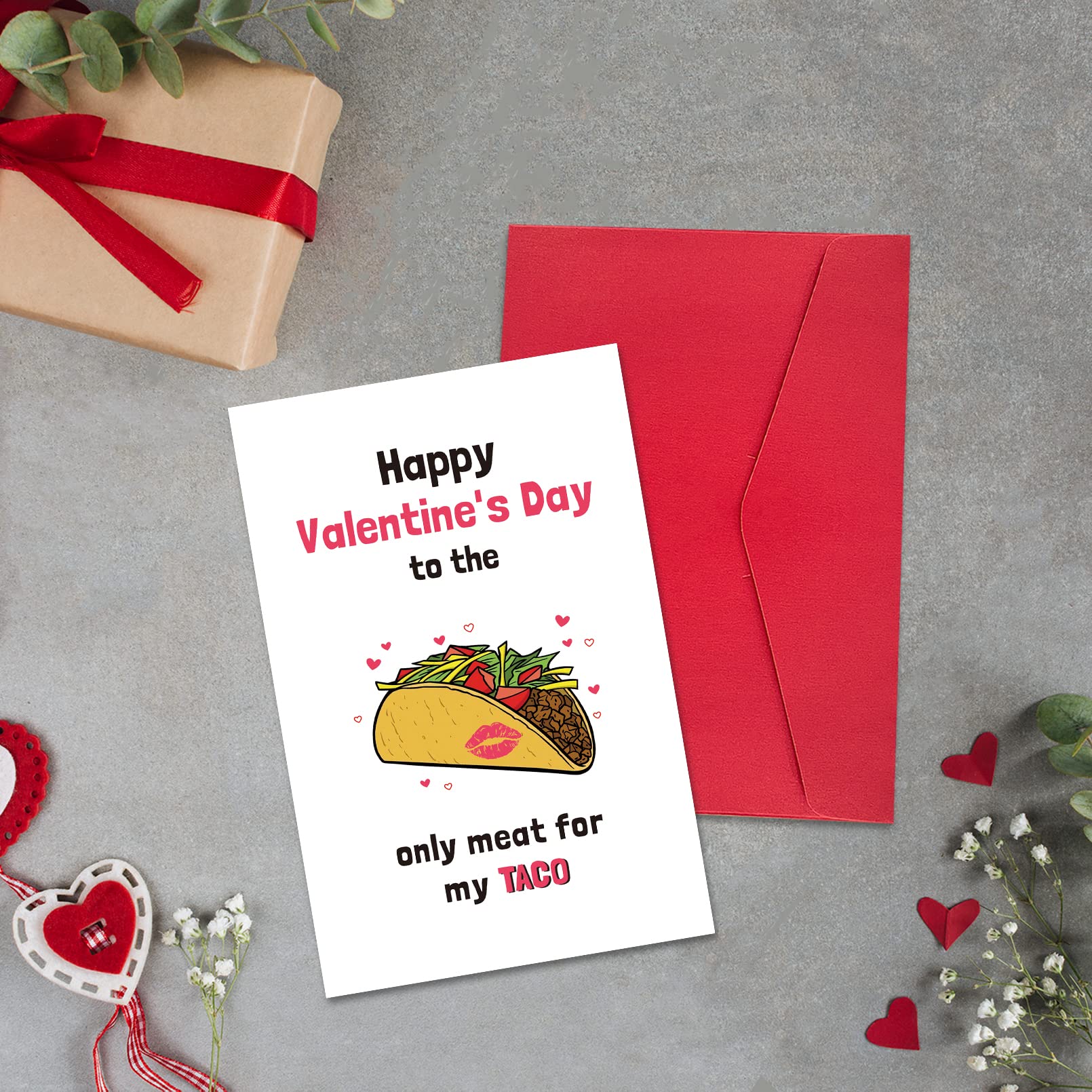 Valentine Gift Online Printable Taco Valentine's Day Card Preschool ...