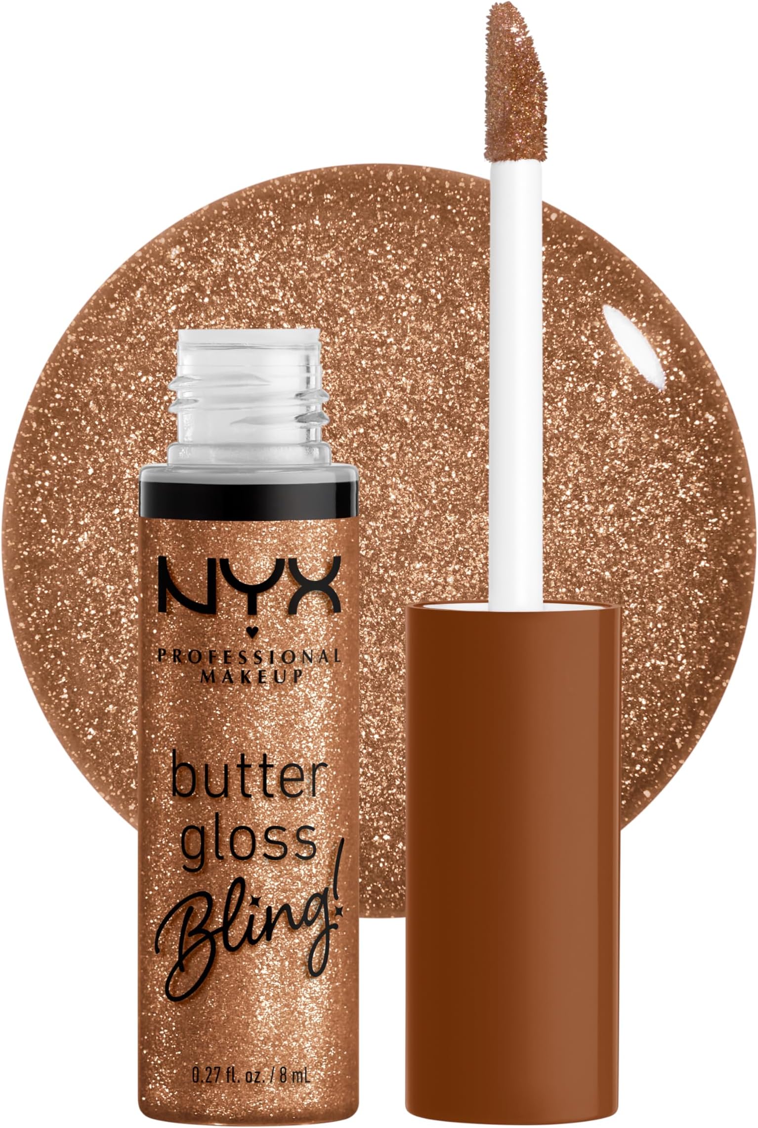 Amazon.com : NYX PROFESSIONAL MAKEUP Butter Gloss Bling Lip Gloss, Non ...