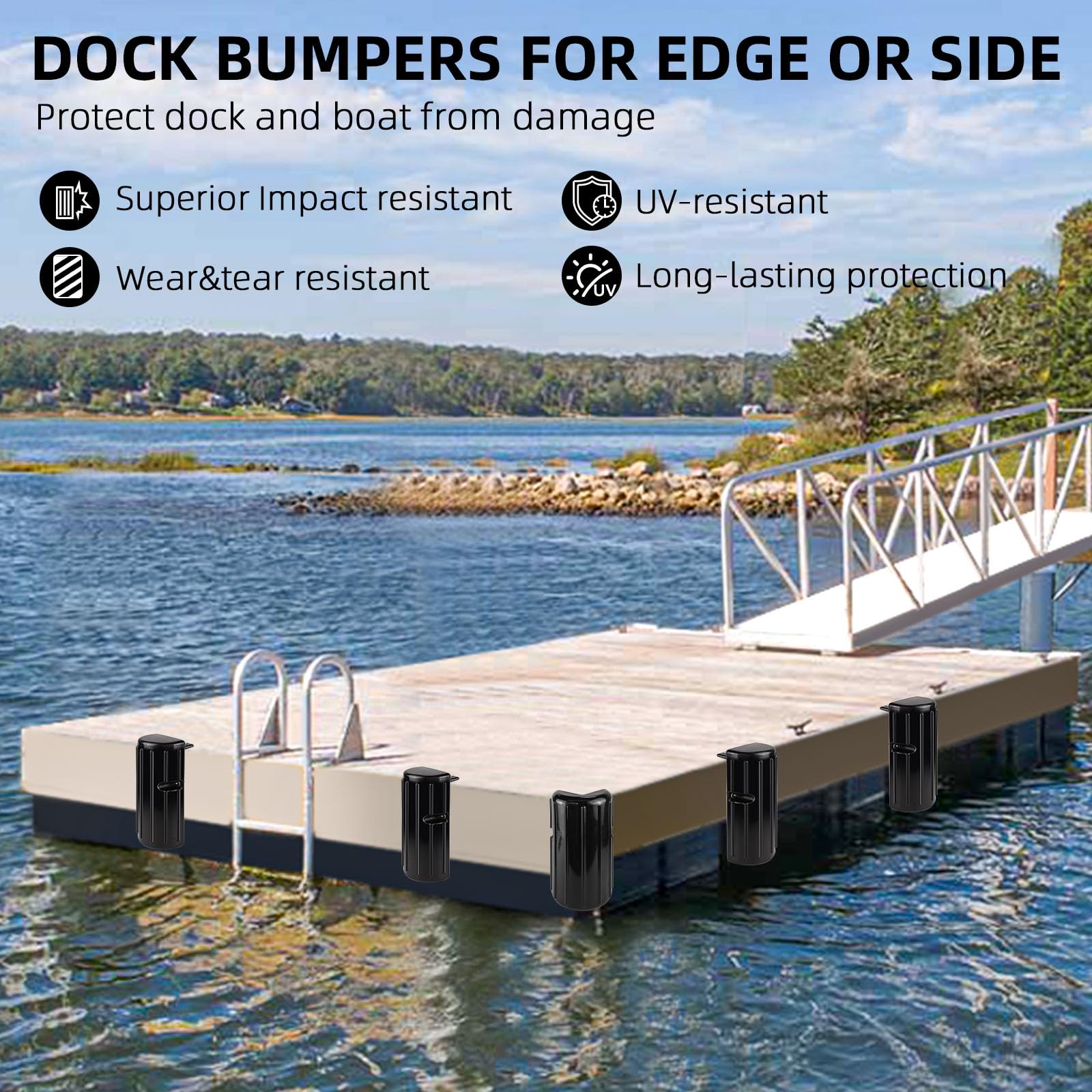 Snapklik.com : Boat Dock Bumpers Fenders,Boat Dock Bumpers Marine-Grade ...