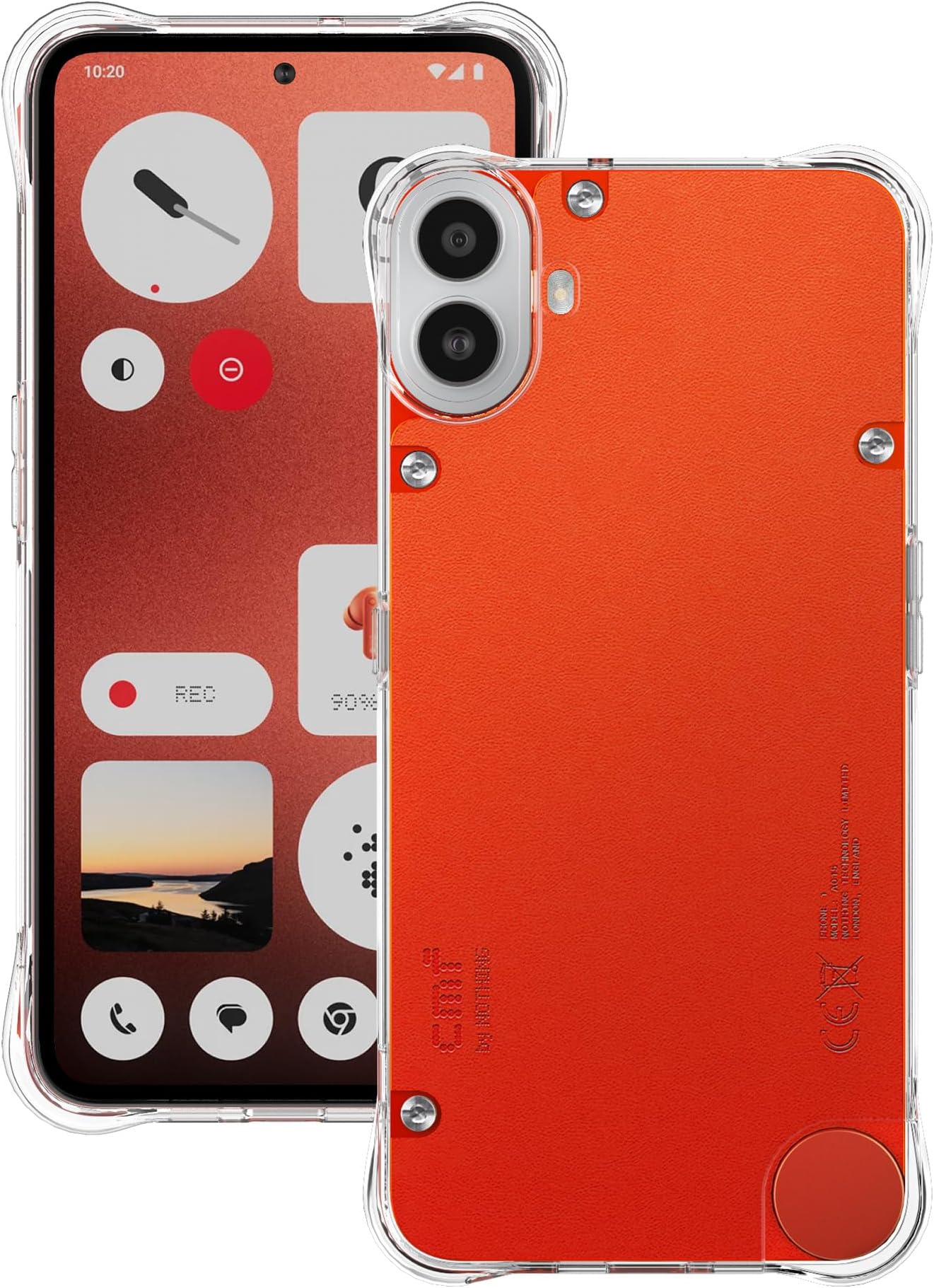 Foluu Crystal Clear Case for Nothing CMF Phone 1 - Slim Fit Scratch ...