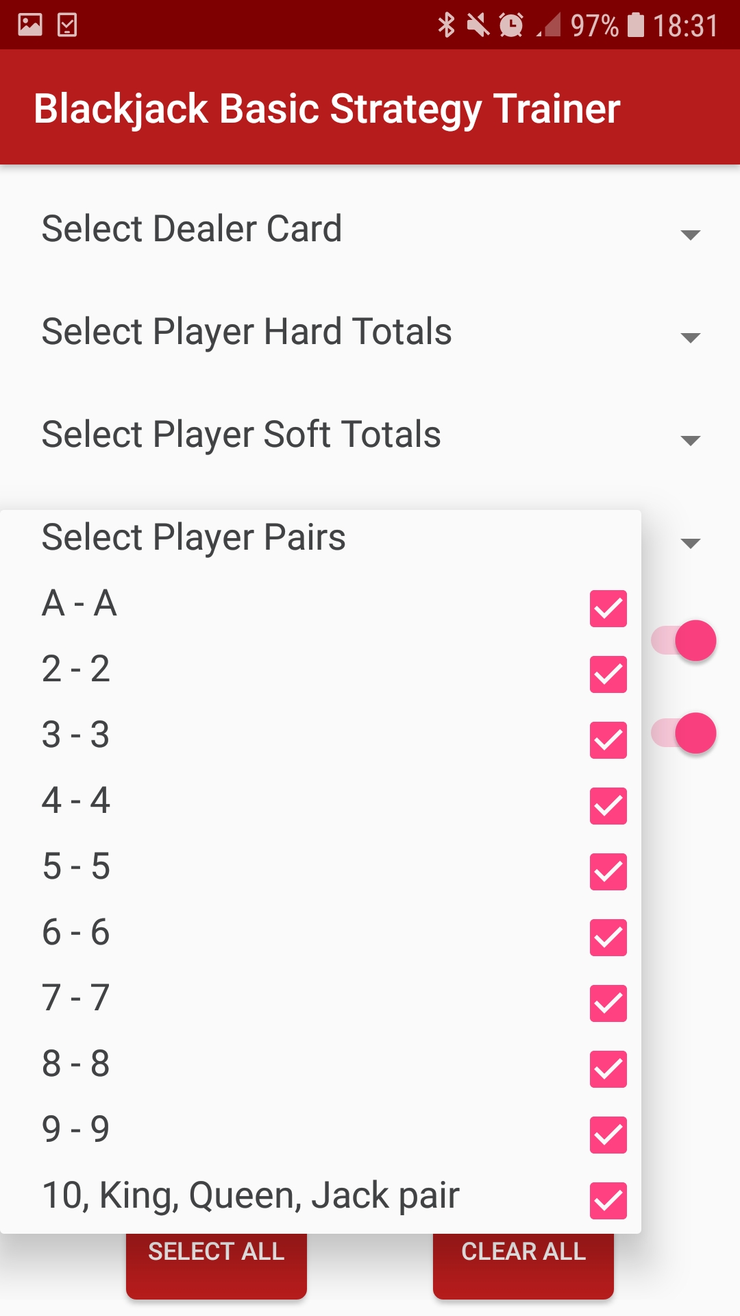 Blackjack Basic Strategy Trainer - App on Amazon Appstore