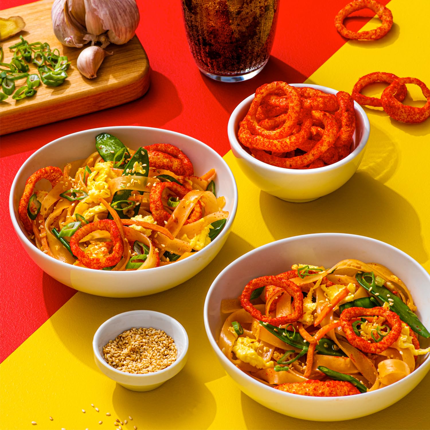 Snapklik.com : Funyuns Onion Flavored Rings, Spicy Queso And Flamin Hot ...