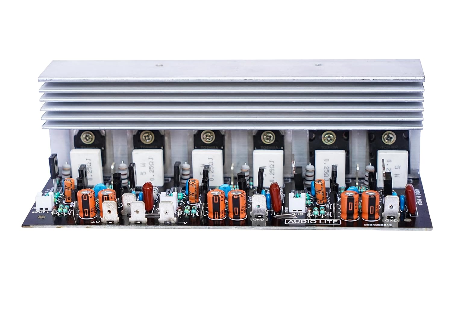 AUDIO LITE 250W RMS 2.1 Amplifier Board using 2SC5200 + 2SA1943 ...