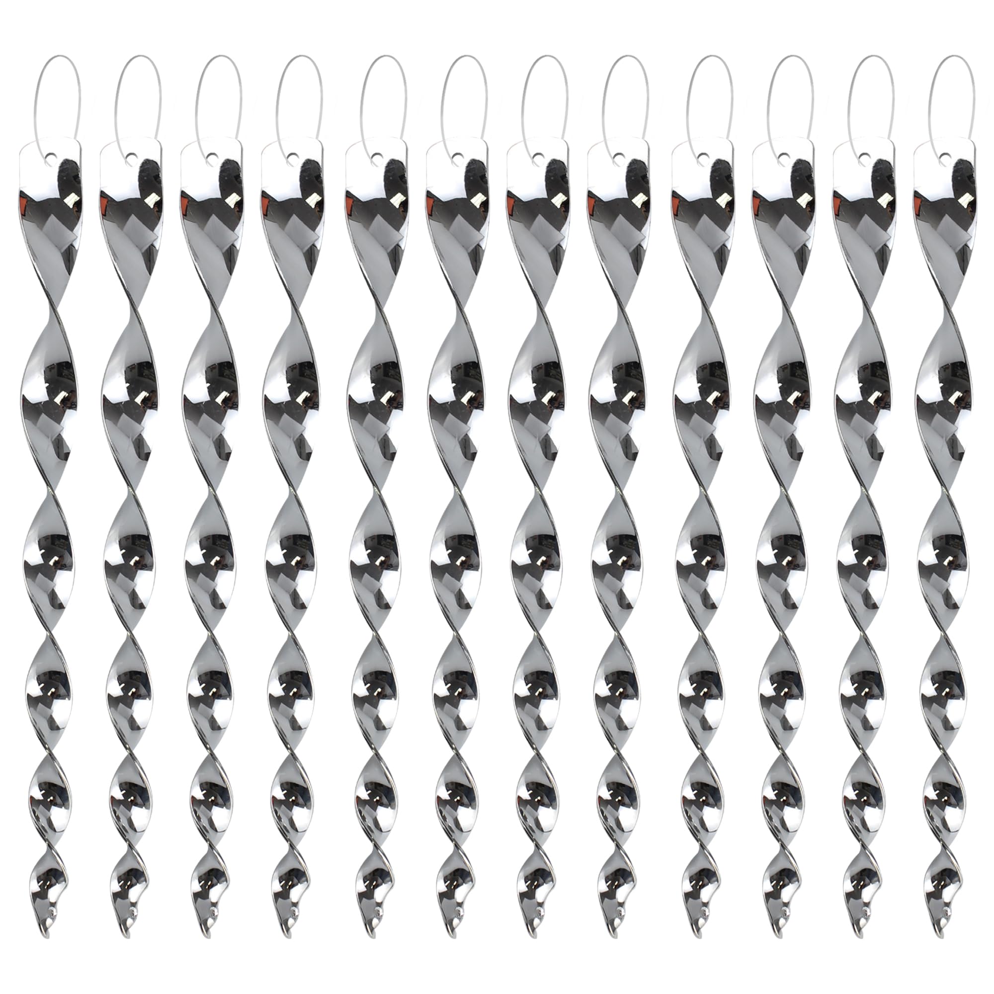 Amazon.com : KOKMEYA Bird Scare Rods Silver Hanging Plastic Bird ...