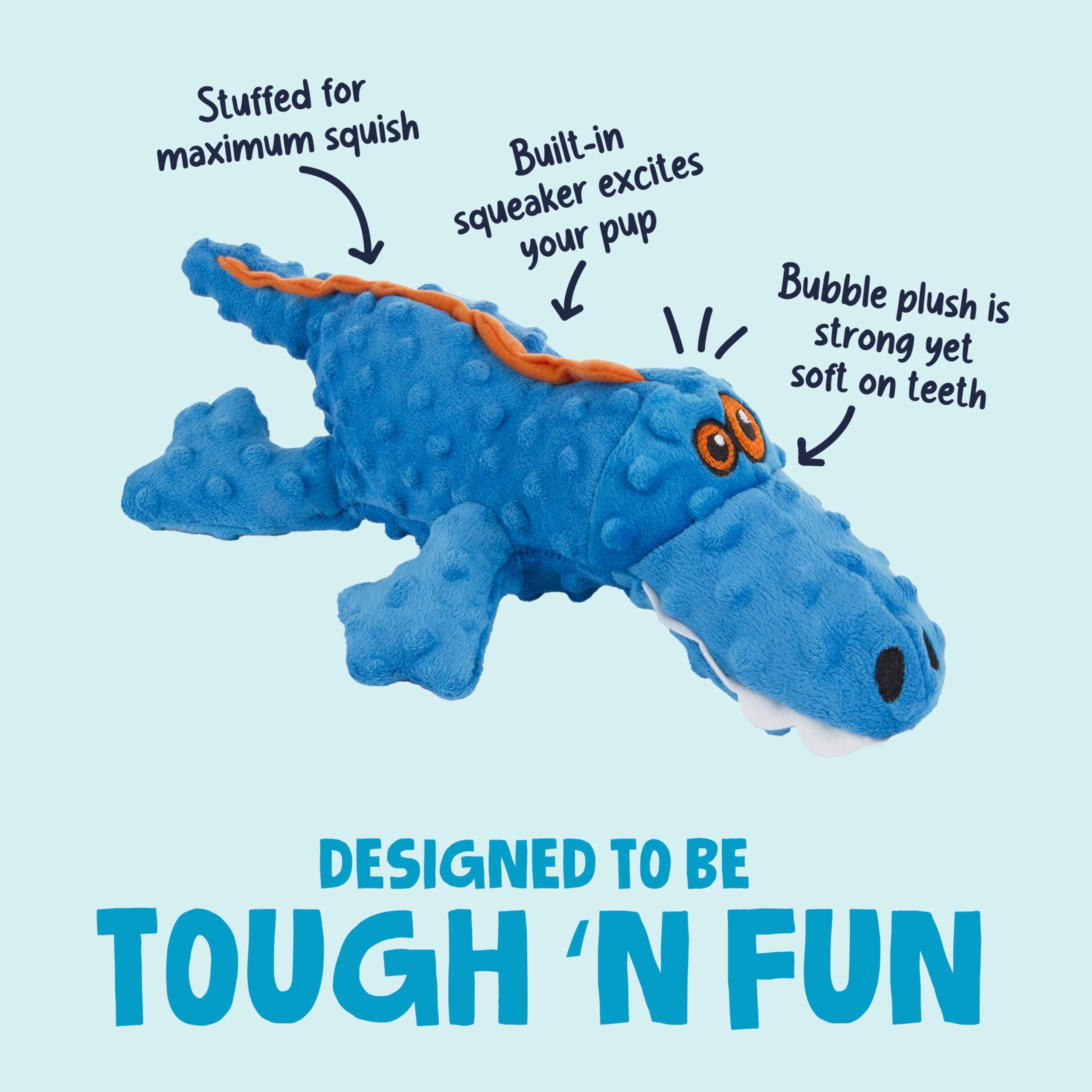 Snapklik.com : goDog Gators Squeaky Plush Dog Toy