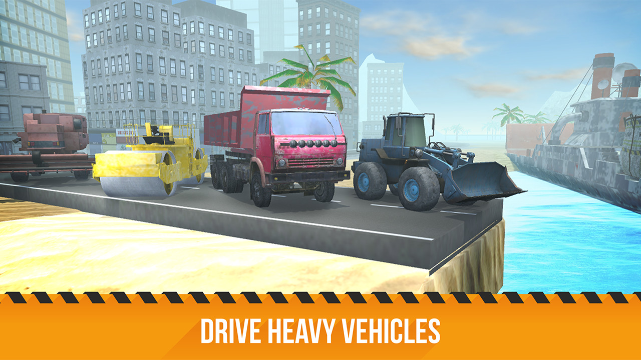 River Road Construction City Building Sim: Virtual Bridge Crew Game ...