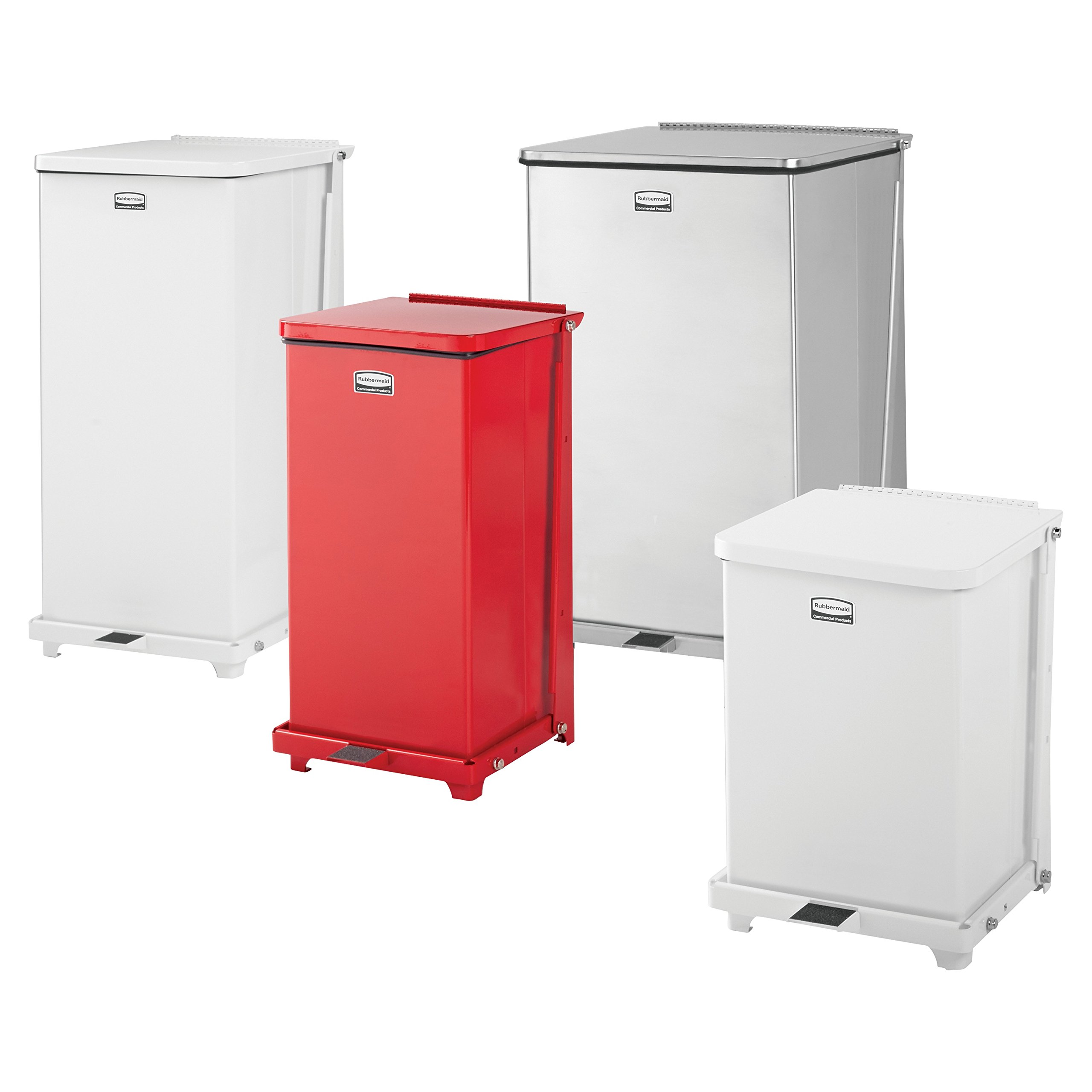 Rubbermaid Commercial Products Defenders Biohazard Step on Trash Can ...