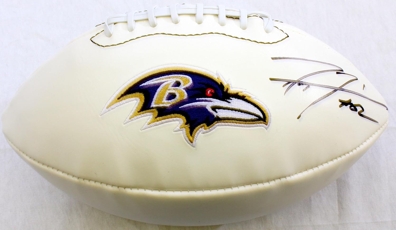Ray Lewis Signed Ravens Logo Ball - GA Certified - Autographed ...