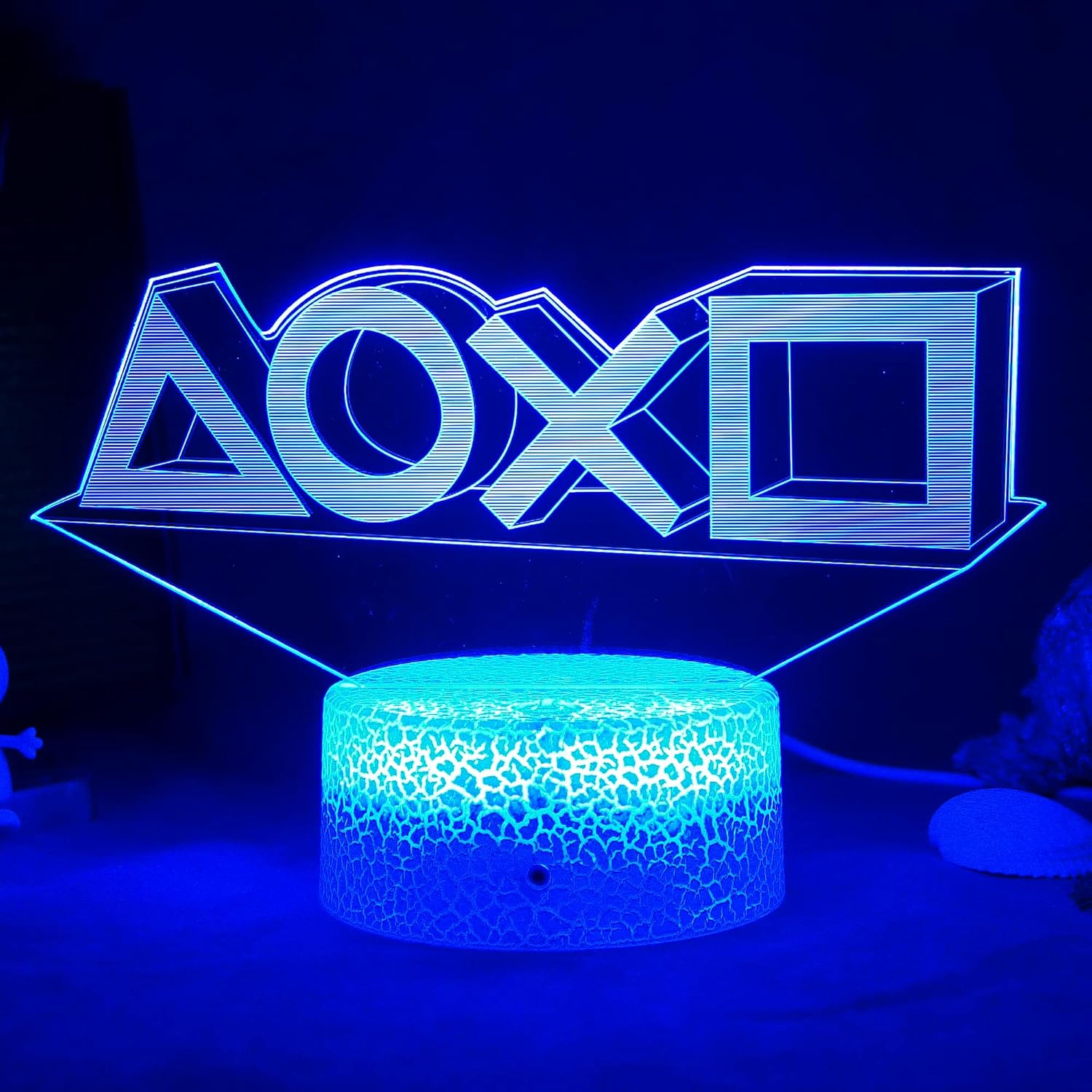 ZWOOS Gaming Lampe – 3D Illusion Nachtlicht - LED Gaming Licht mit ...