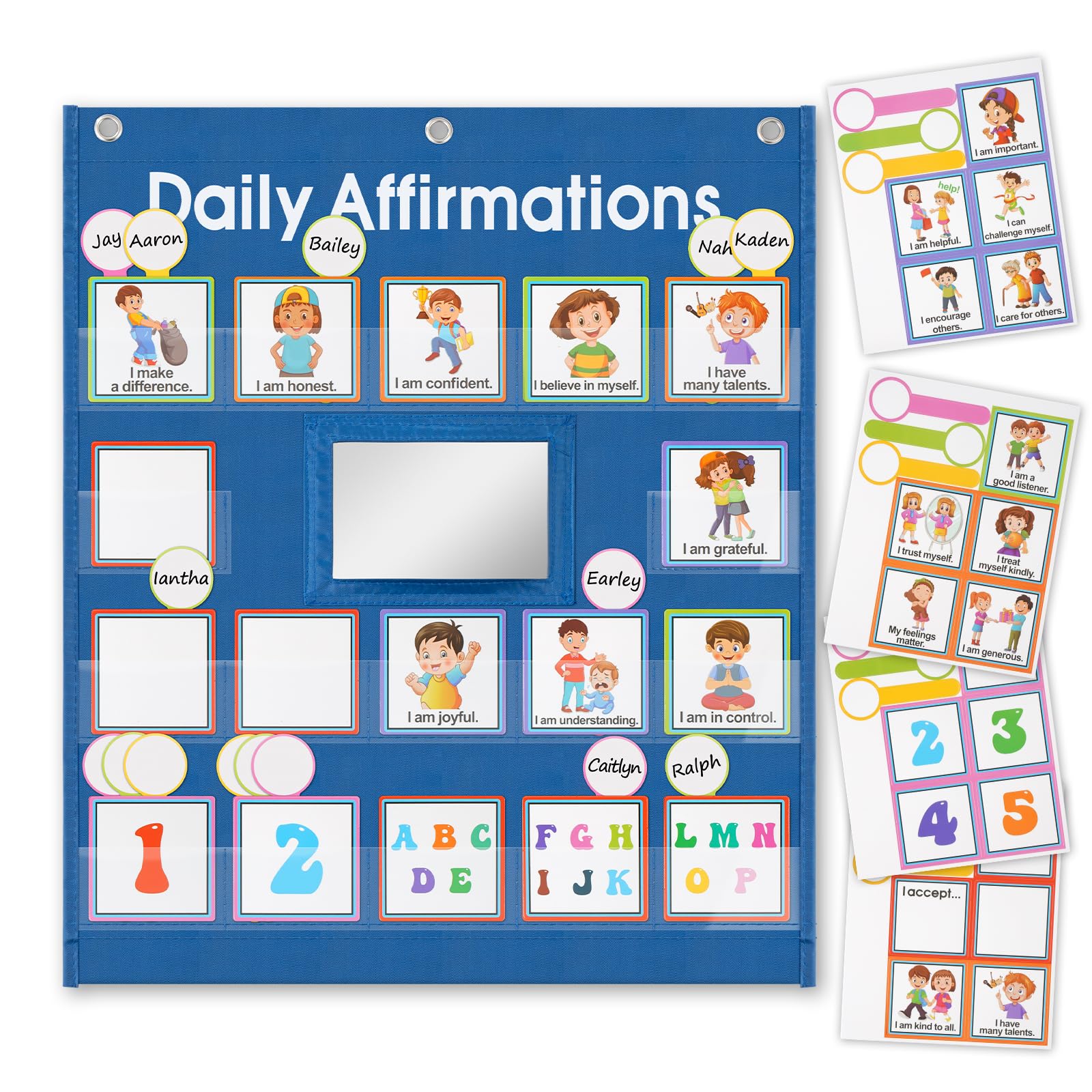Snapklik.com : Daily Affirmations Pocket Chart