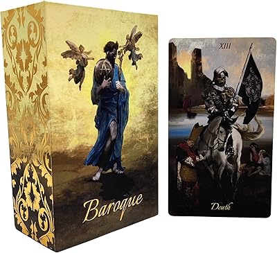 Baroque Gold Foil Tarot 78-Card Deck with Guidebook Nepal | Ubuy