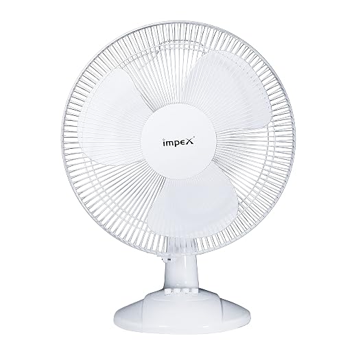 Buy impEX BREEZE-2T Small ABS High Speed 3 Blade Table Fan with 400 mm ...