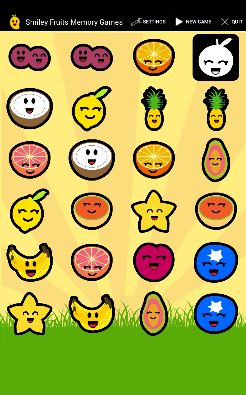 Smiley Fruit Memory Games 2 - App on Amazon Appstore