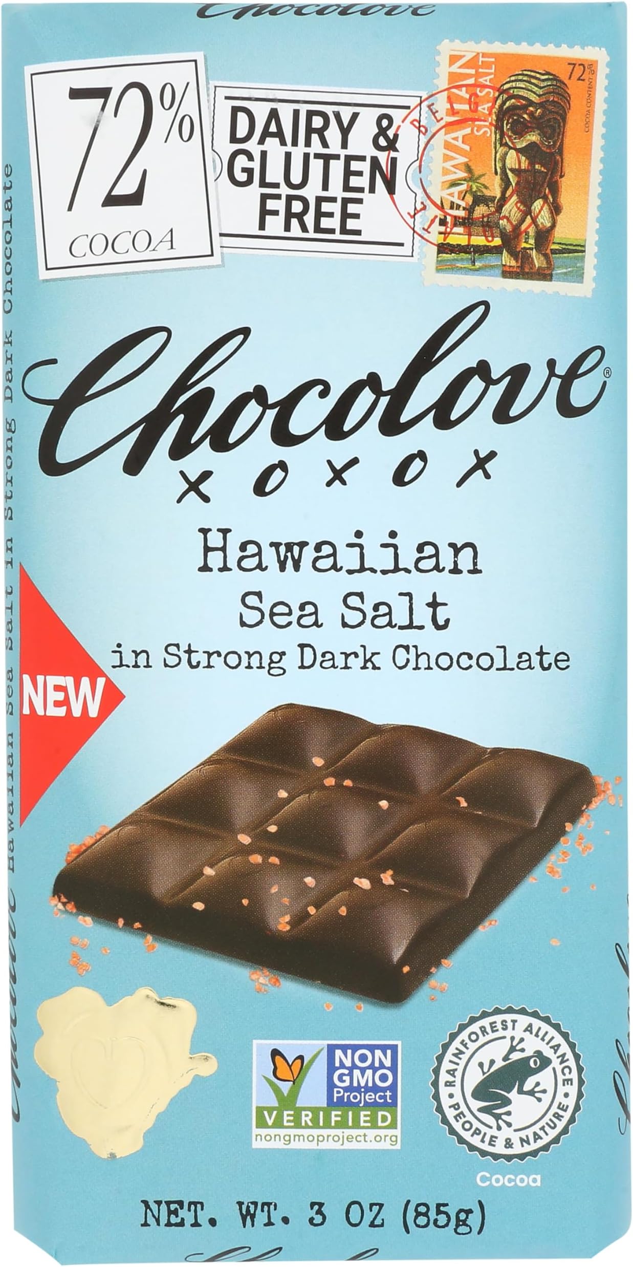 Amazon.com : Chocolove Extreme Dark Chocolate 88%, 3.2 Oz : Grocery ...