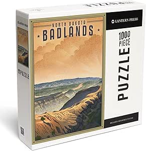Amazon.com: Badlands, North Dakota, Lithograph National Park Series ...