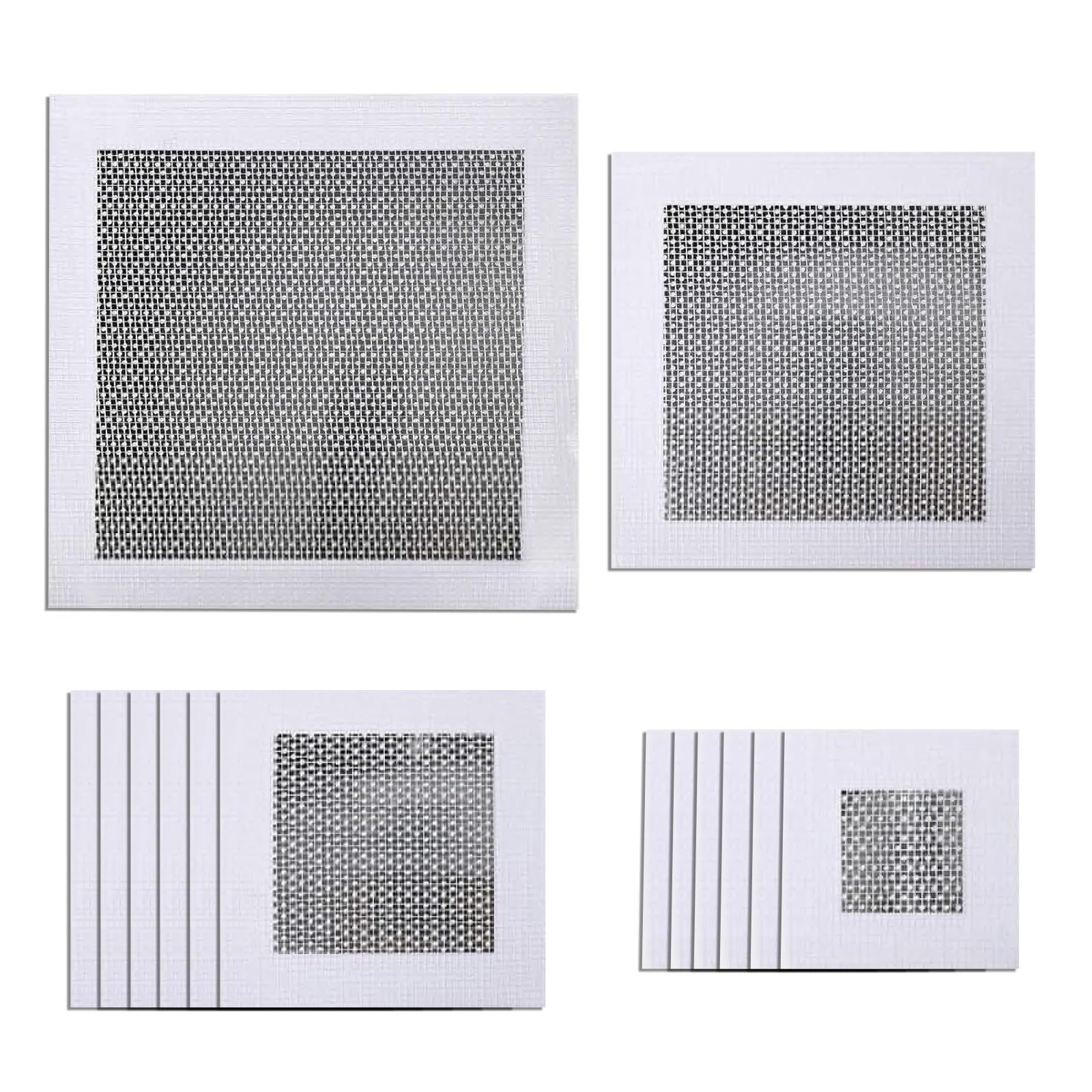 SOPSTUO Wall Repair Patch 14Pcs Plasterboard Repair Patch, 2/4/6/8 Inch ...