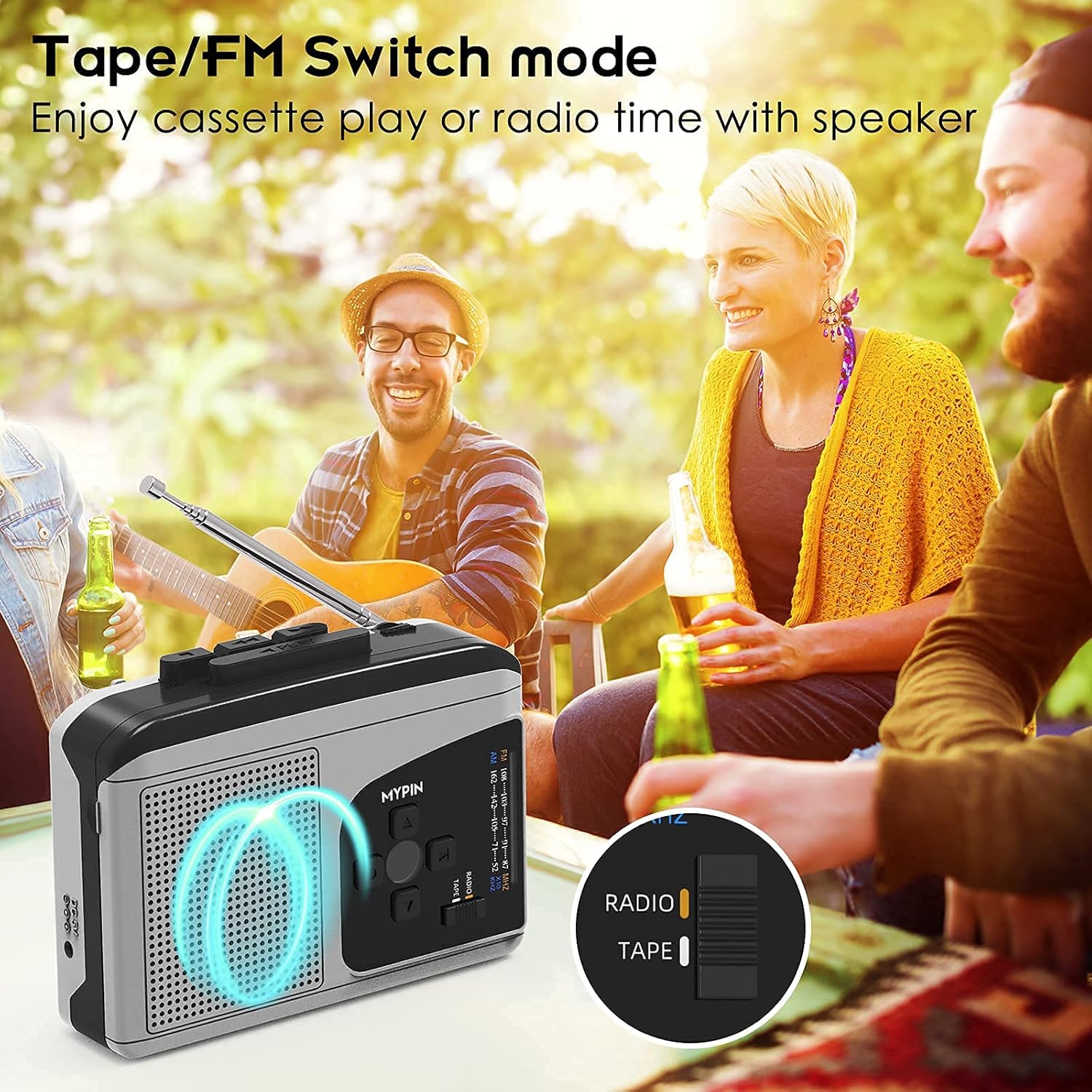 MYPIN AM/FM Radio Cassette Player Converter Instruction Manual