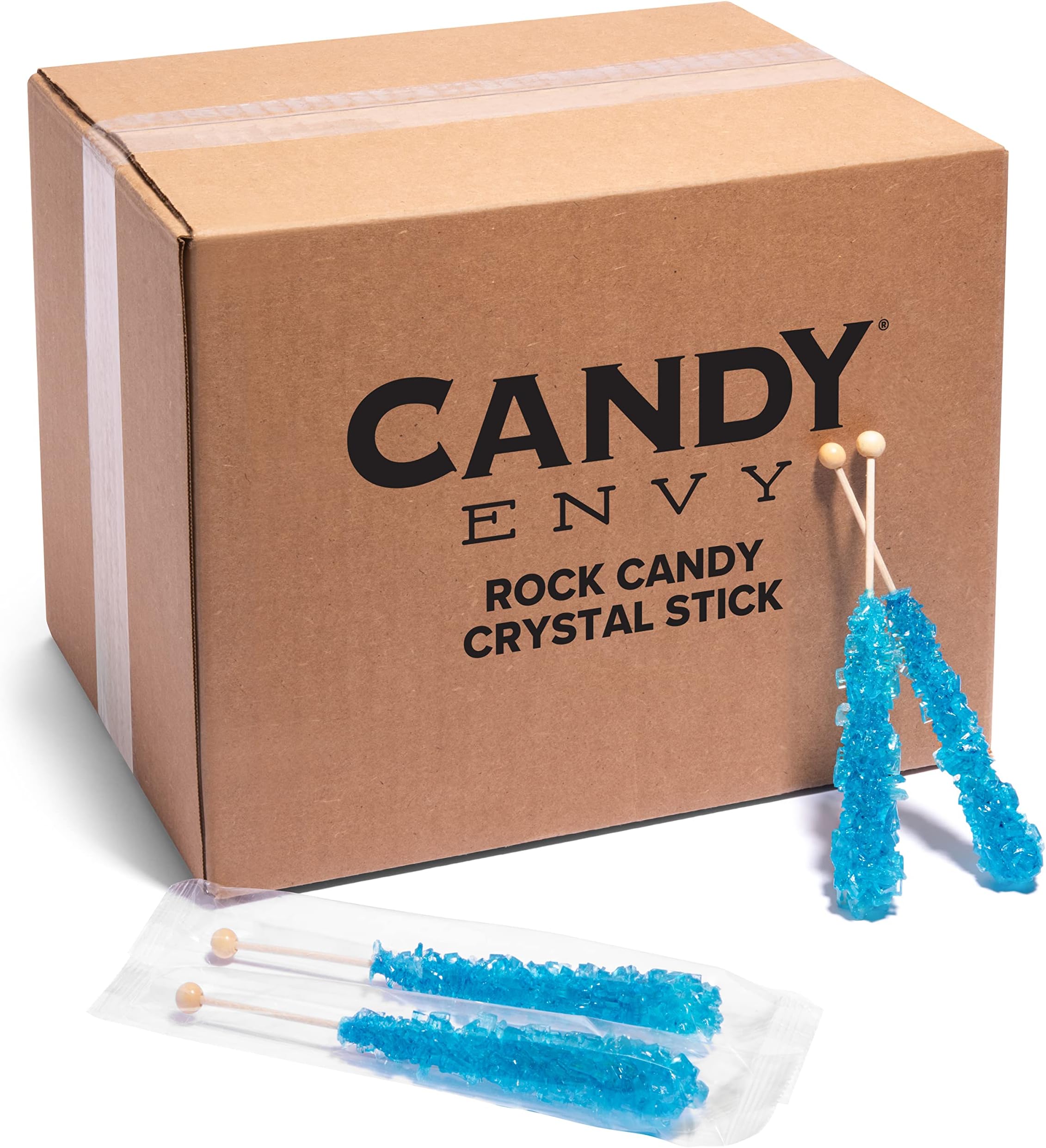 Amazon.com: Candy Envy 130 ct Blue Rock Candy - Blue Raspberry Flavored