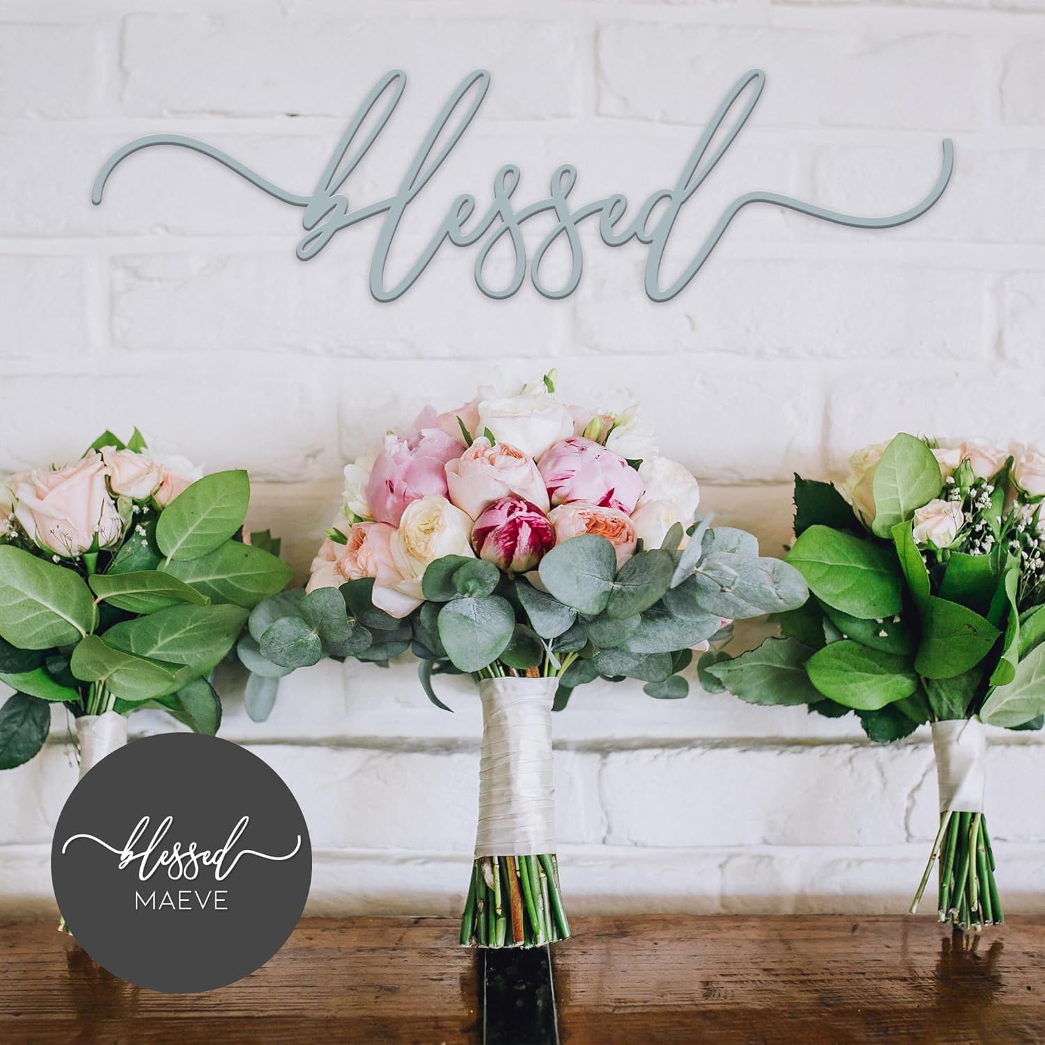 Amazon.com: Blessed Sign in 5 different styles from Panhandle ...