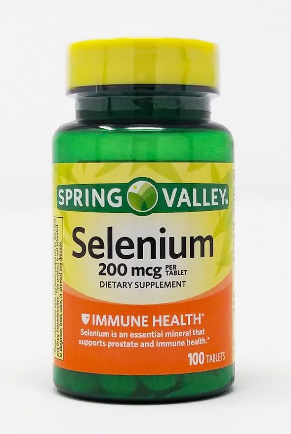 Amazon.com: Selenium 200 mcg, 100 Tablets. Plus 1 Mini Pill Container ...