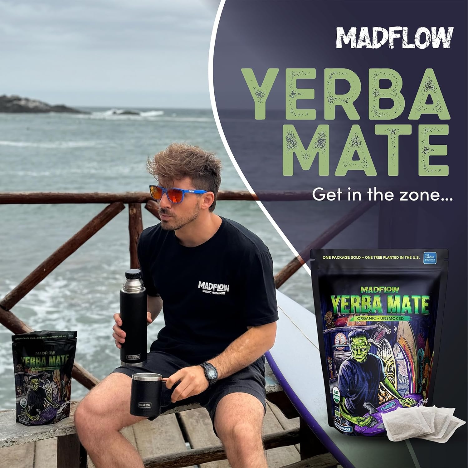 MADFLOW Yerba Mate Tea Bags (100 Mate Tea Bags). Australia | Ubuy