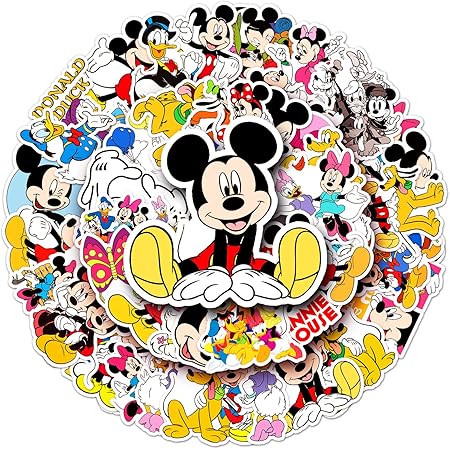 Amazon.com: 100PCS Cute Disney Stickers Pack for Kids, Princess ...