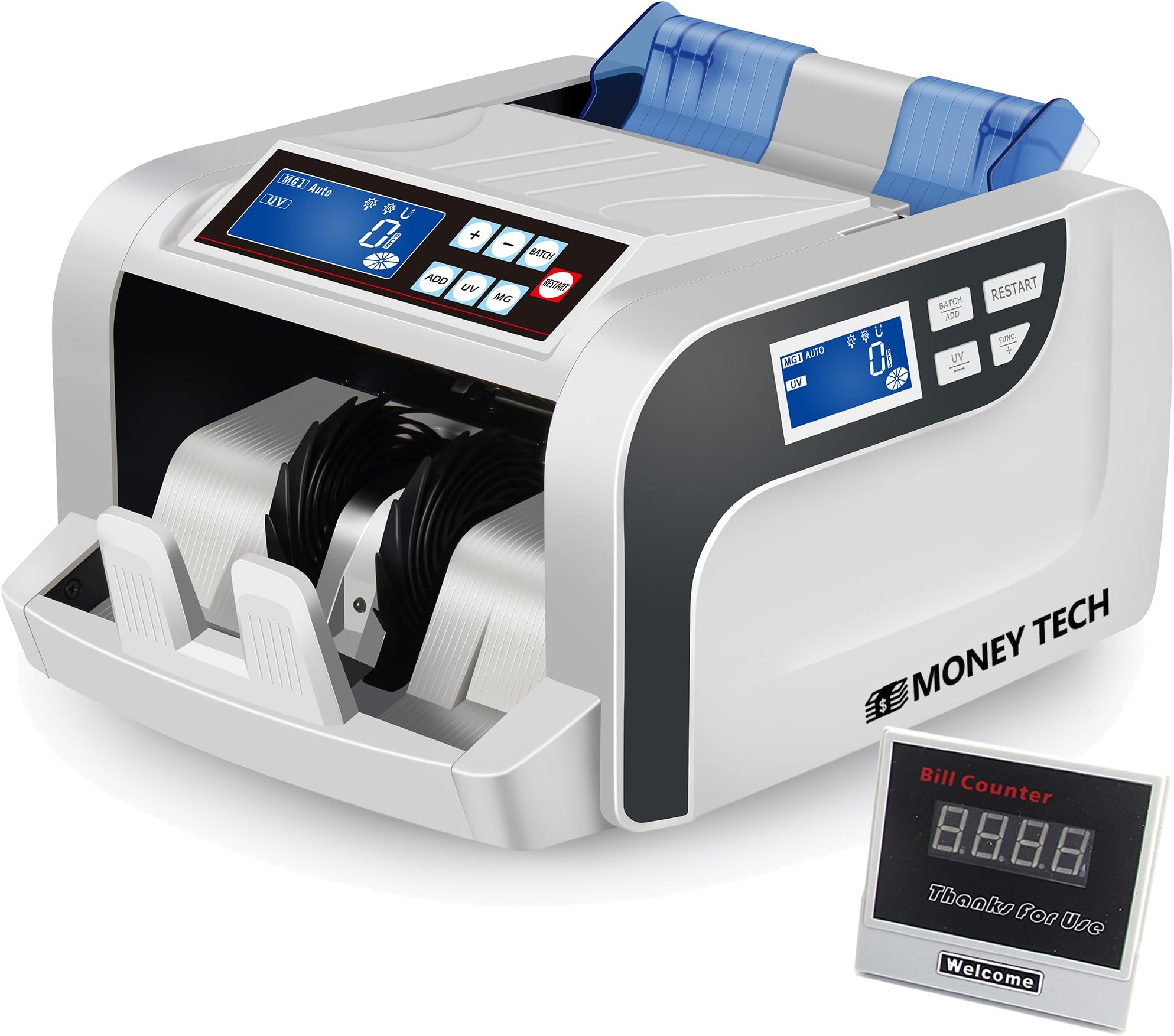 Money Tech Professional Polymer & Paper Multi-Currency Bill Cash ...