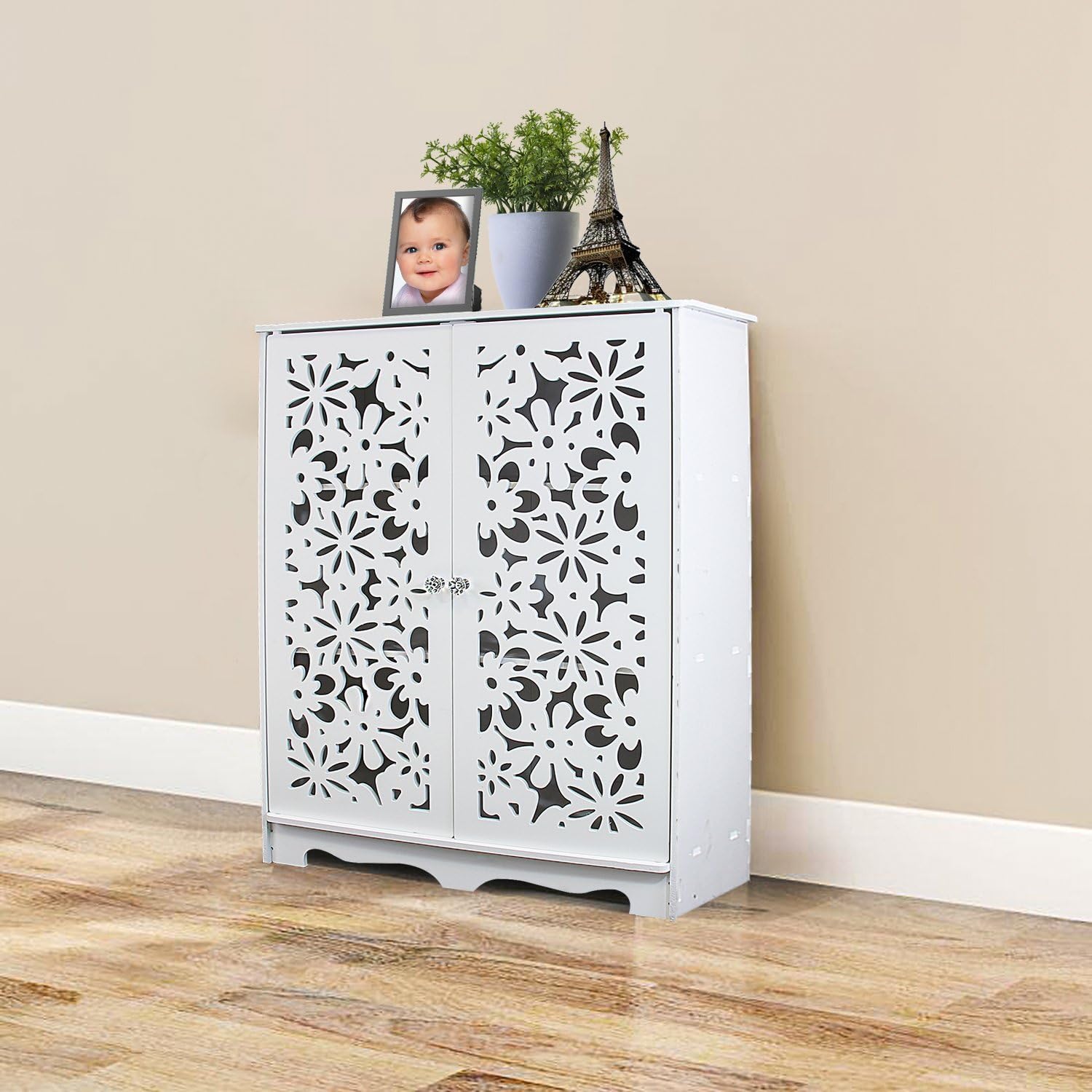 TY arts & culture - 3 Tier WPC Storage Shoe Shelves Rack Sculpture Work ...