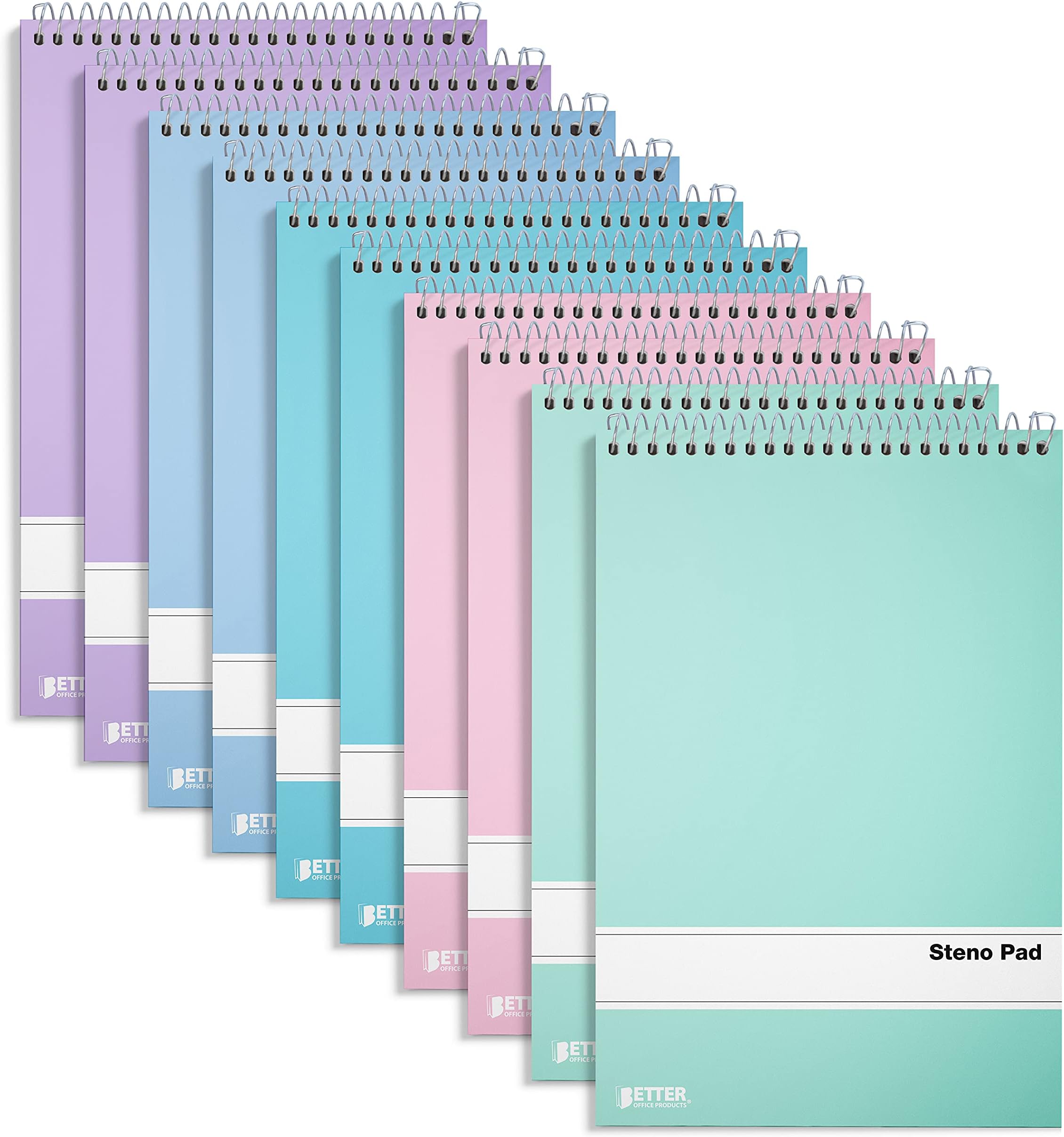 Amazon.com : Maitys 6 Pack 8.5 x 11'' Top Bound Office Steno Book Wide ...